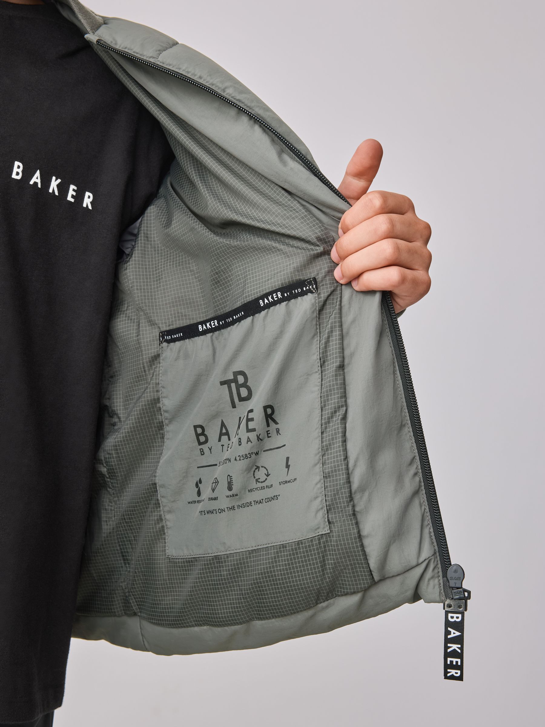 Buy Baker by Ted Baker Shower Resistant Padded Bomber Jackets from Next ...