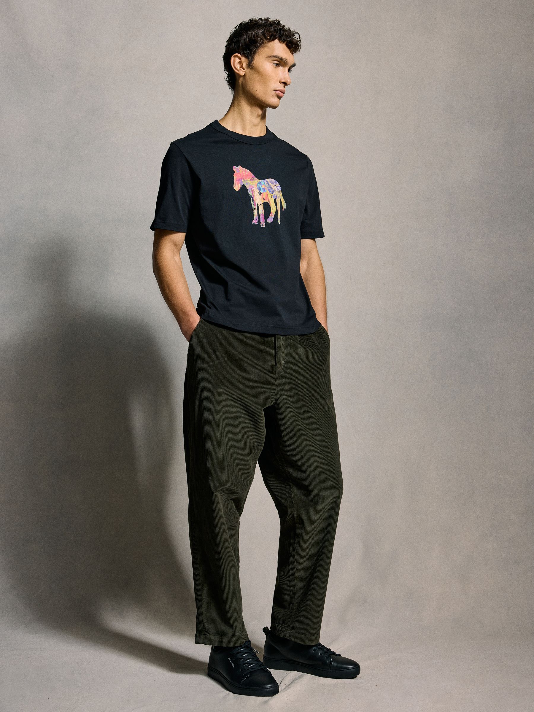 Buy PS Paul Smith Graphic Black T-Shirt from the Next UK online shop