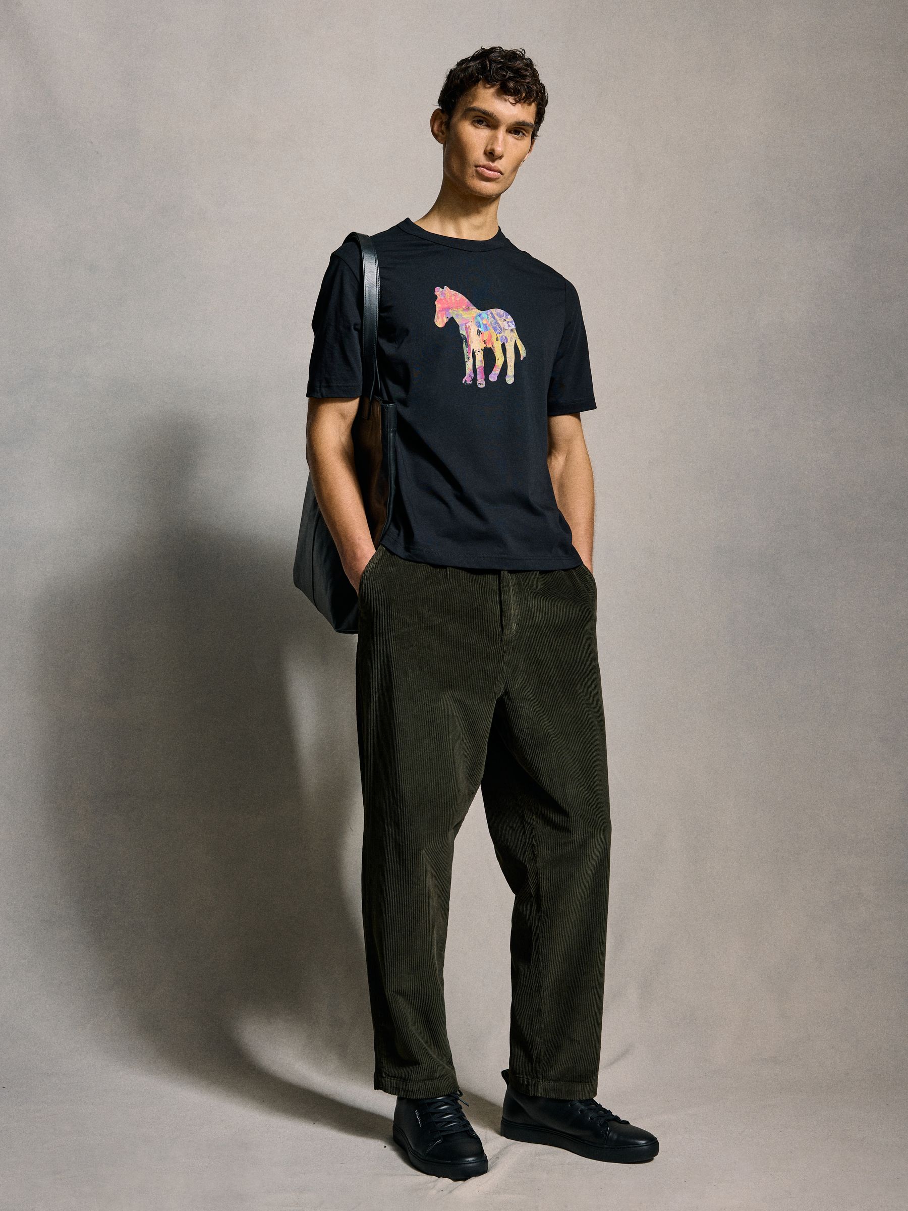 Buy PS Paul Smith Graphic Black T-Shirt from the Next UK online shop