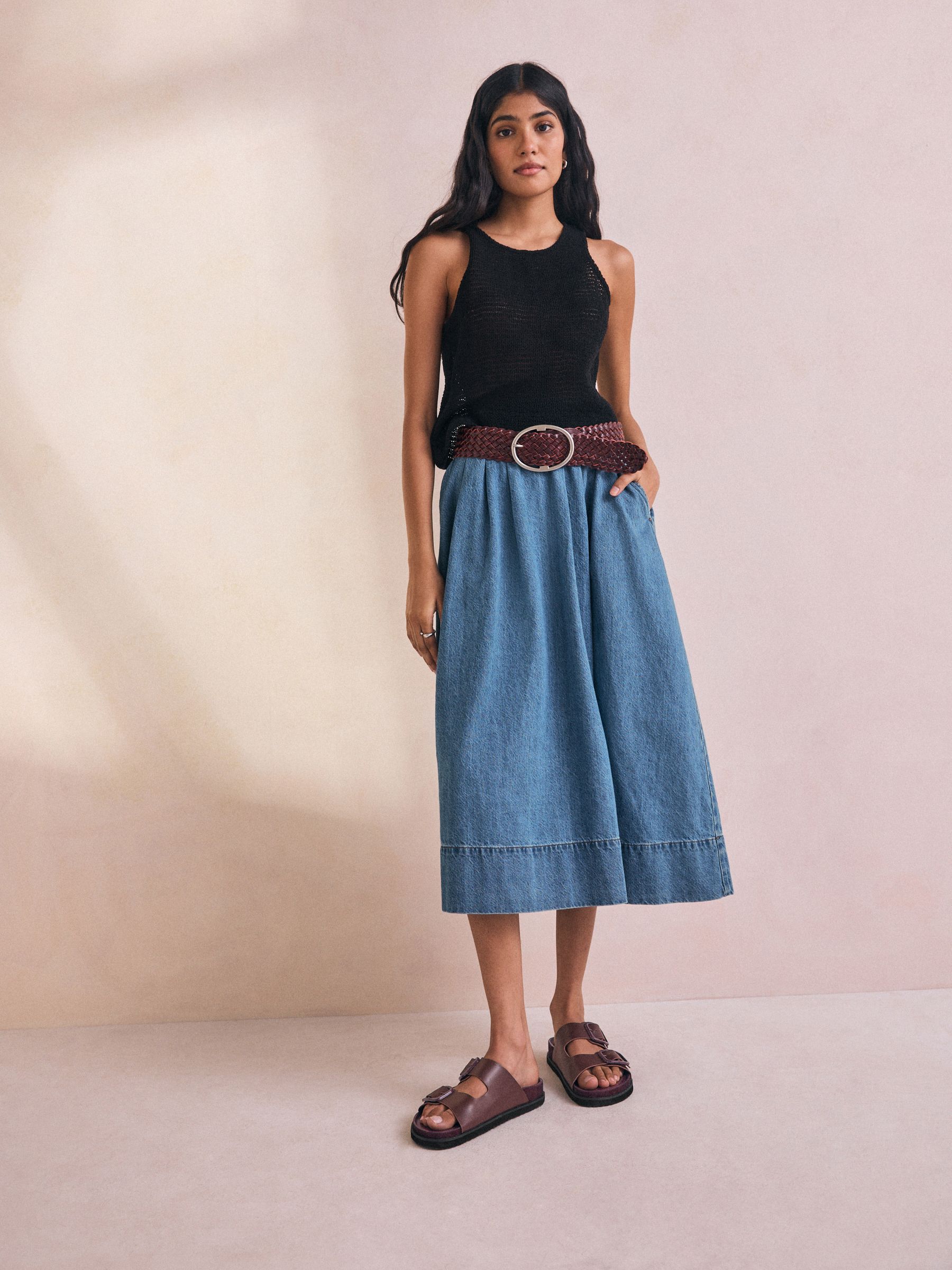 Buy Burgundy Red Leather Premium Double Strap Footbed Sandals from Next ...