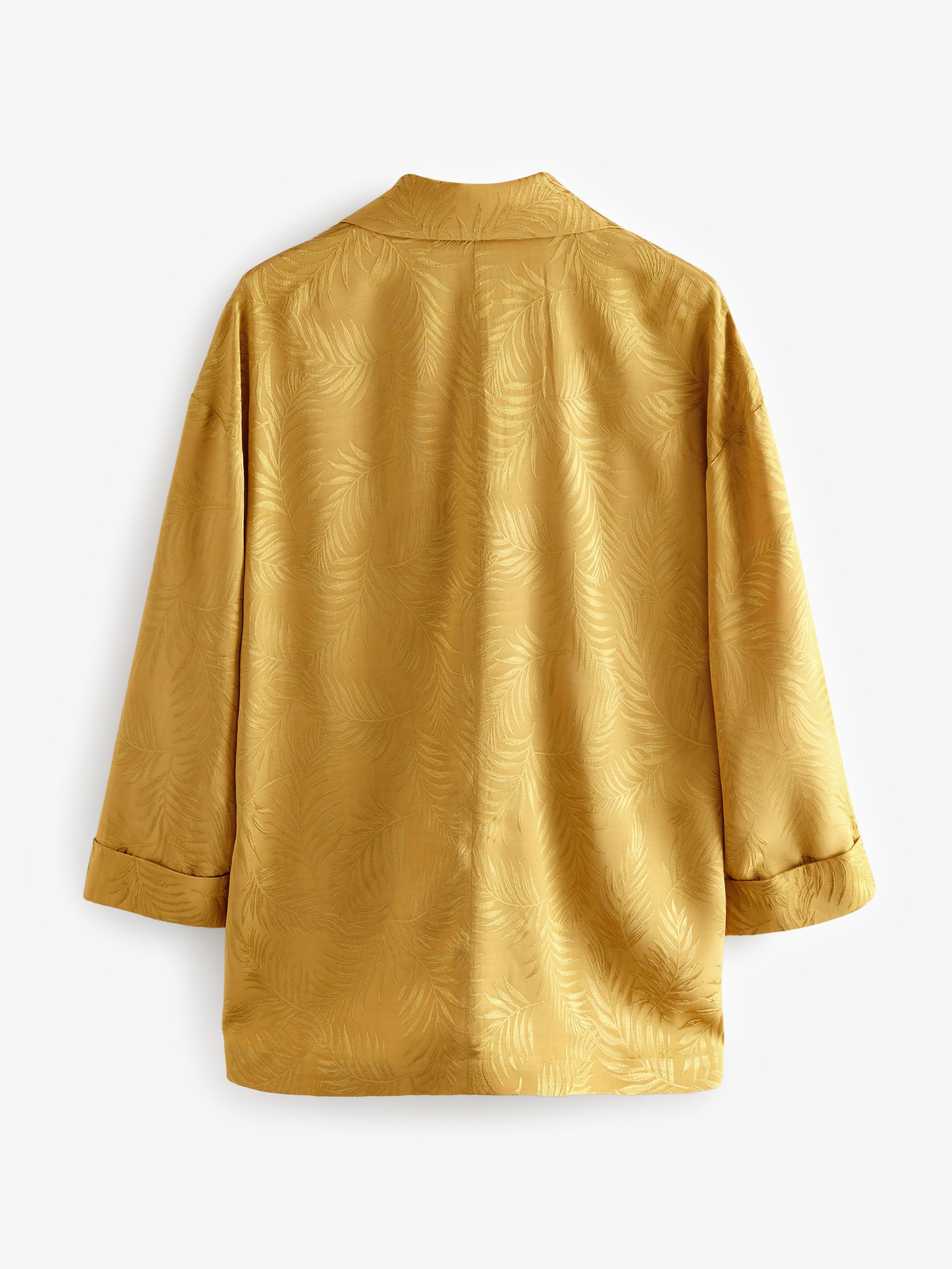 Buy Yellow Satin Jacquard Double Breasted Jacket from the Next UK ...