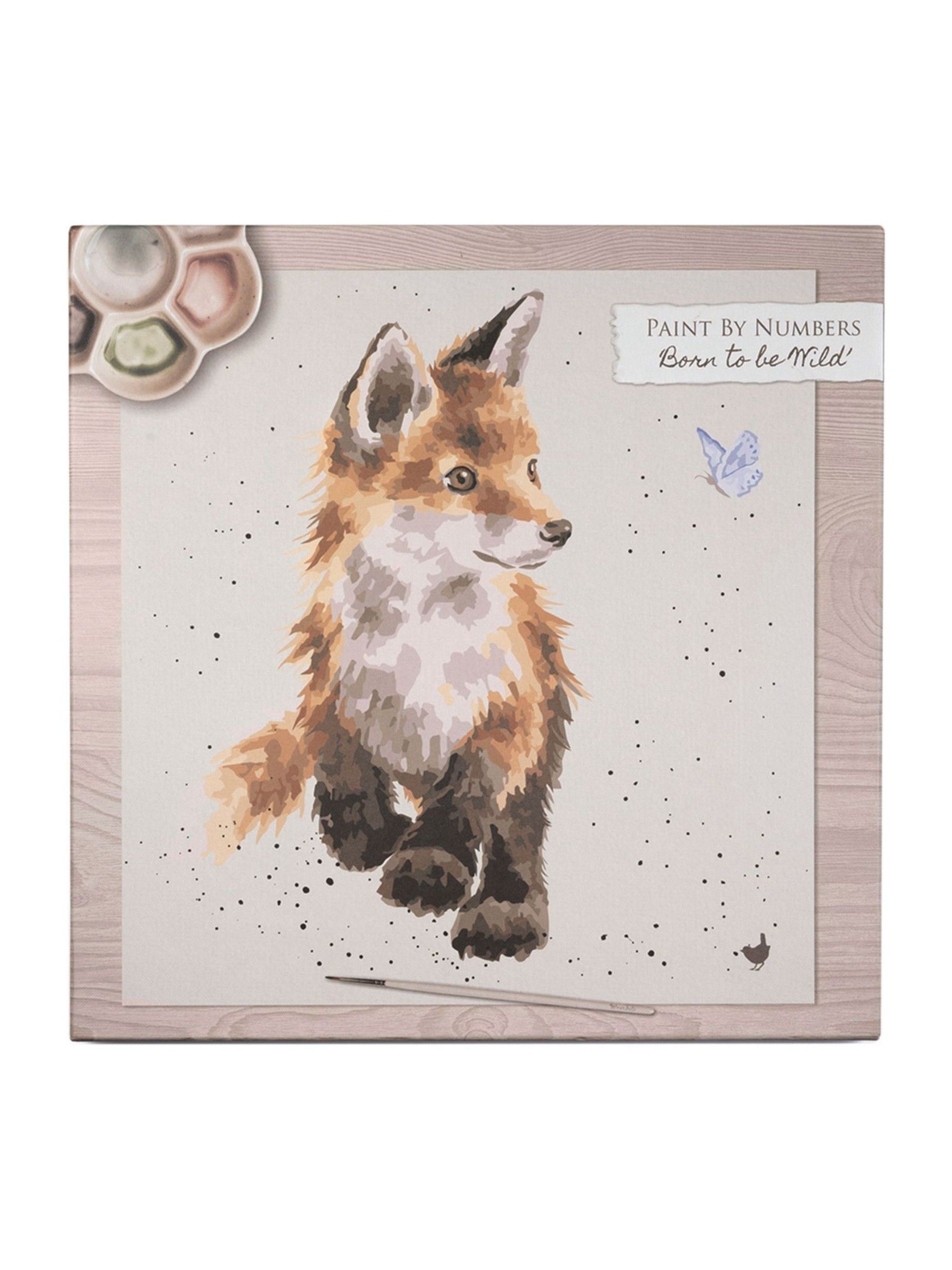 Buy Wrendale Brown Born To Be Wild Fox Paint by Numbers from the Next ...