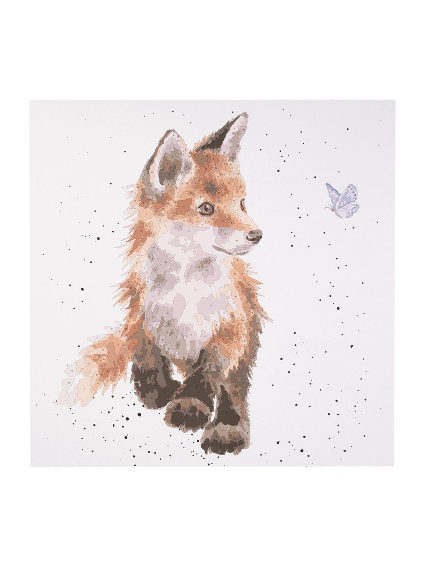 Buy Wrendale Brown Born To Be Wild Fox Paint by Numbers from the Next ...