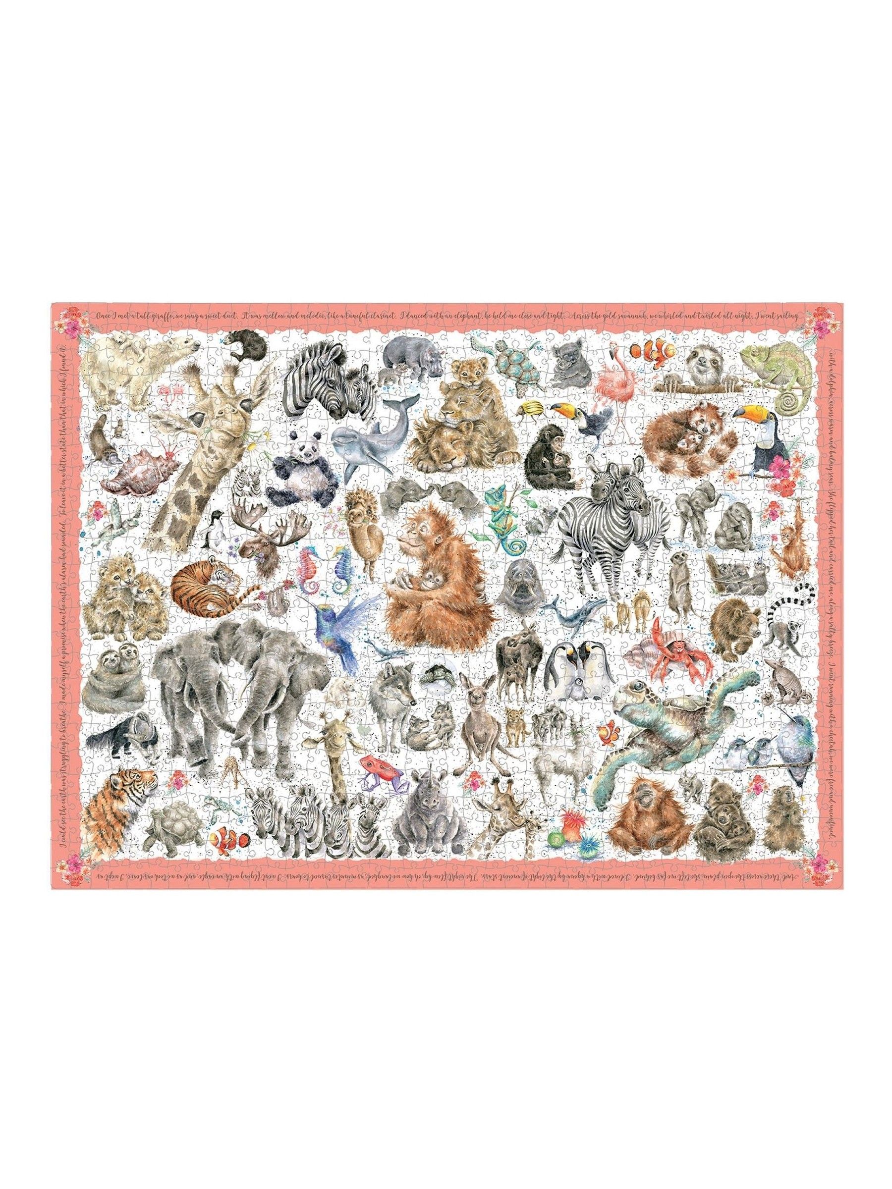 Buy Wrendale Pink Zoology Wild Animal Jigsaw Puzzle from the Next UK ...
