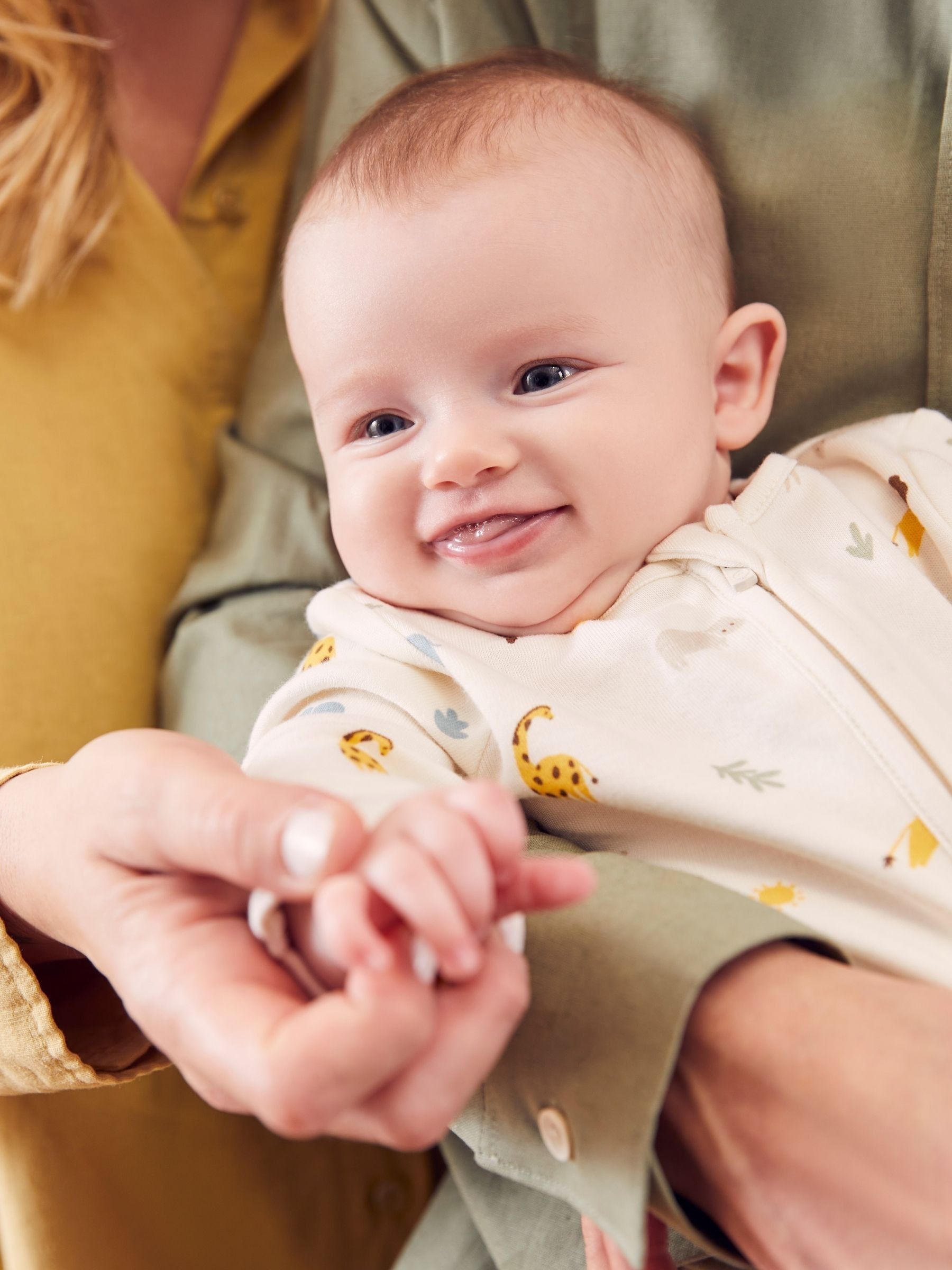 Buy MORI Cream Supersoft 2 Way Zip Up Sleepsuit from the Next UK online ...