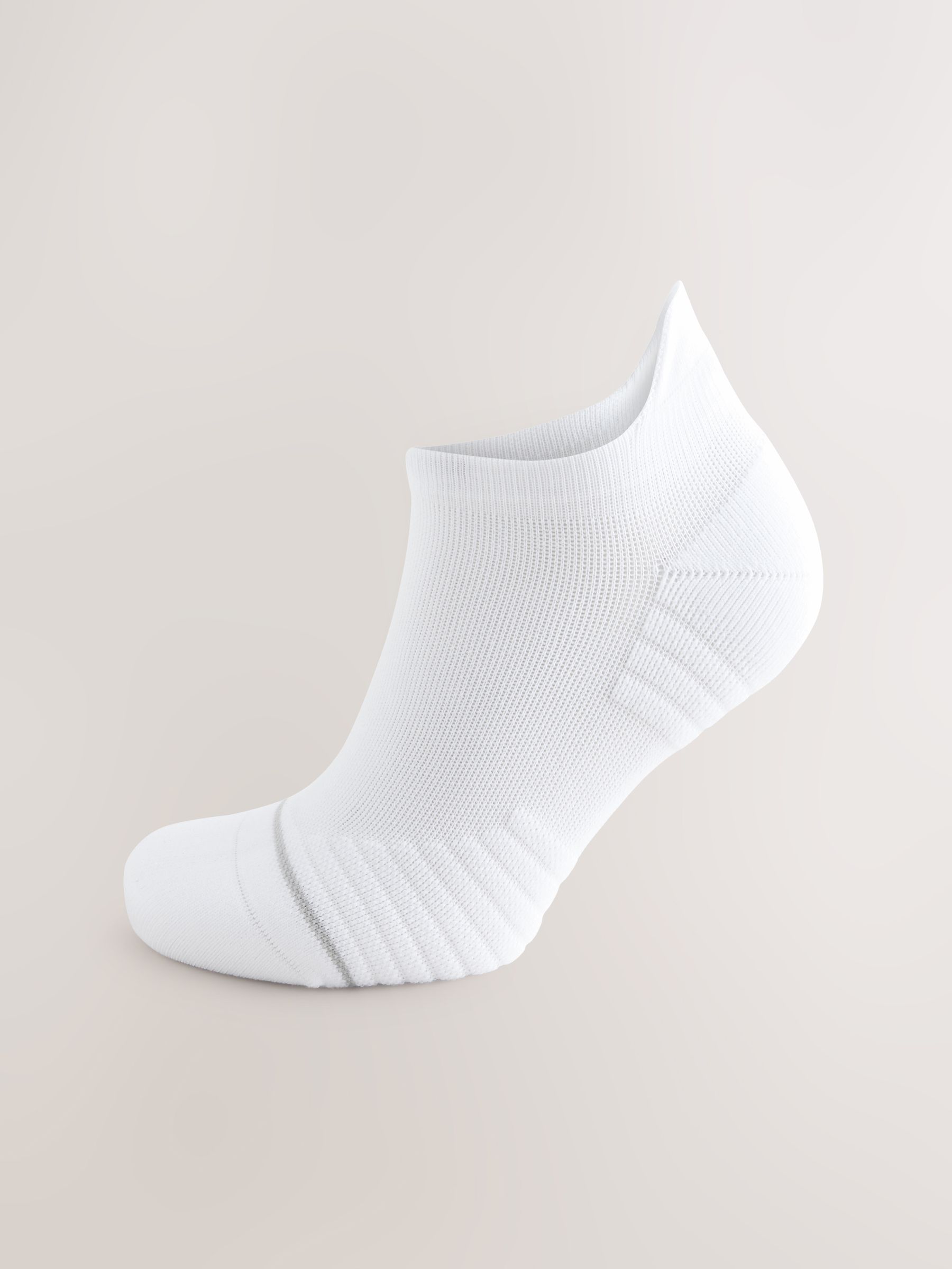 Buy White Trainer Active Cushioned Sports Trainer Socks 4 Pack from ...