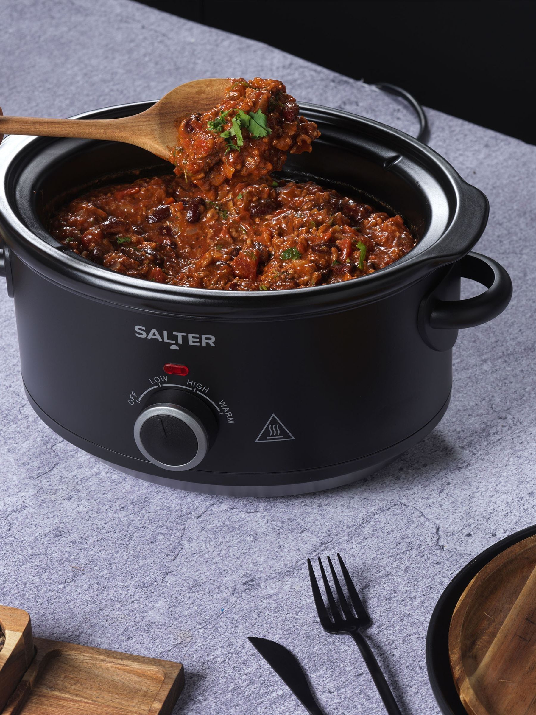 Buy Salter Black Kuro 3.5L Slow Cooker from the Next UK online shop
