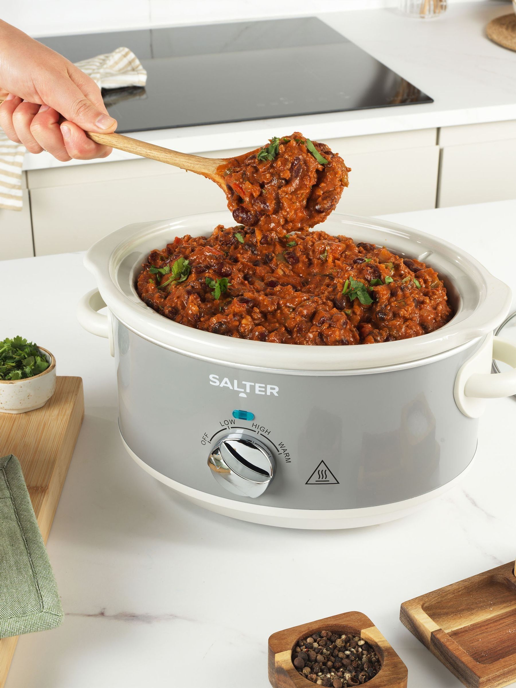 Buy Salter Grey Retro 3.5L Slow Cooker from the Next UK online shop