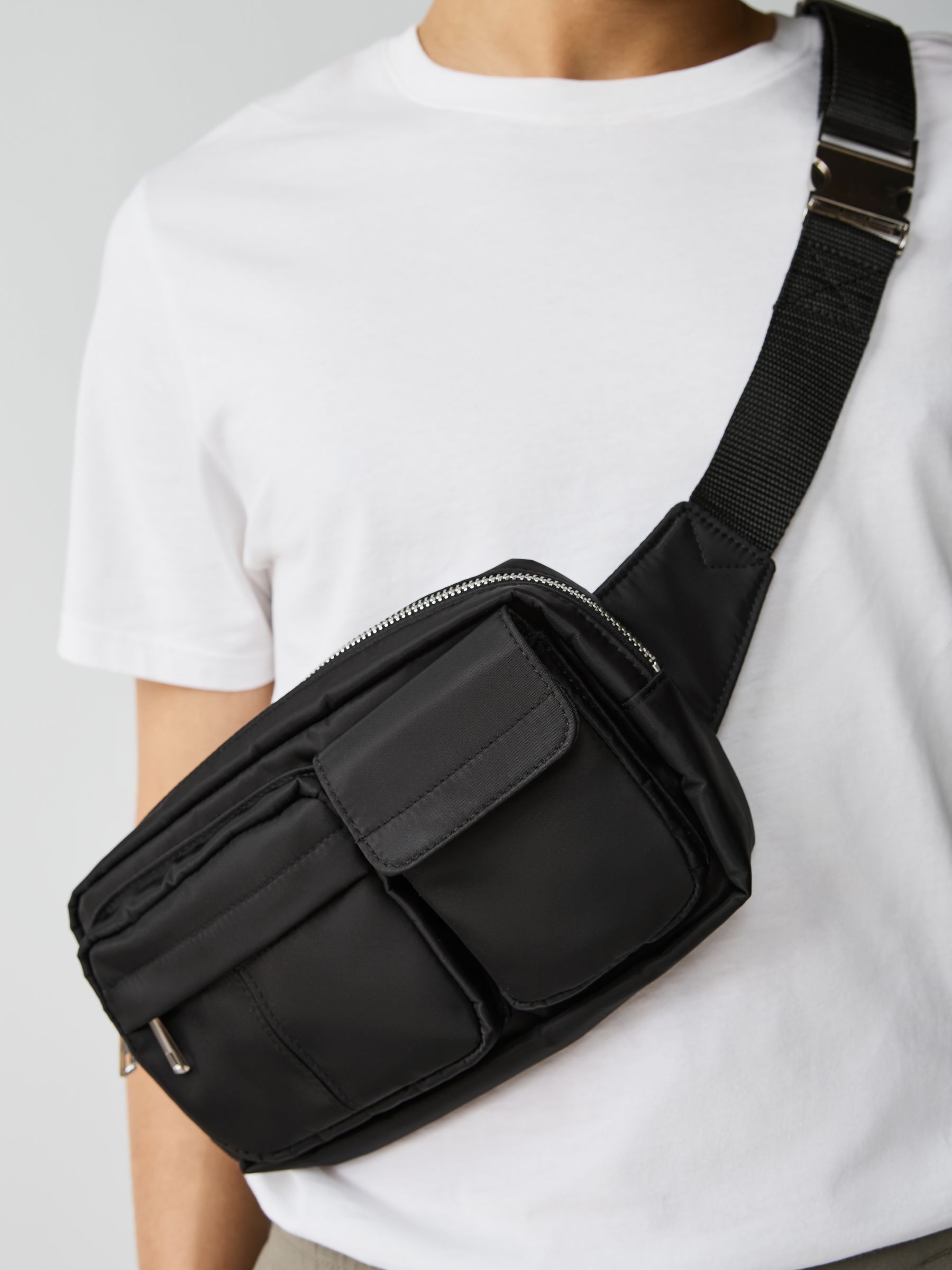 Buy Black Nylon Modular Crossbody Bag from the Next UK online shop