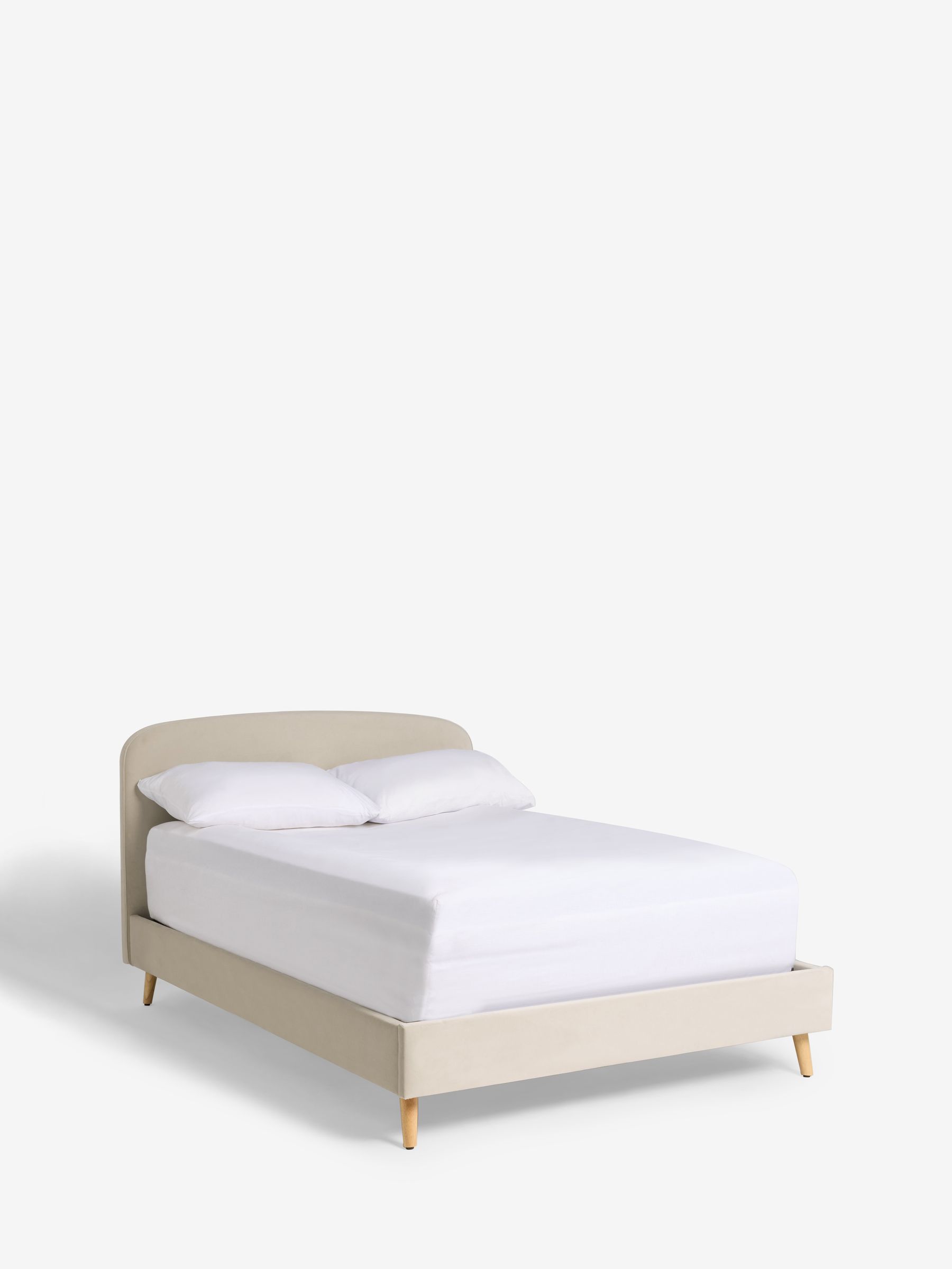 Buy Soft Velvet Pebble Matson Upholstered Bed Frame from the Next UK ...