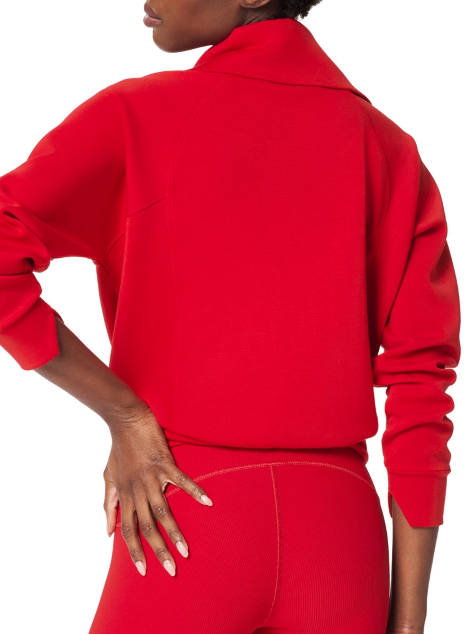 Buy SPANX Red SPANX® AirEssentials Half Zip Sweat Top from the Next UK ...