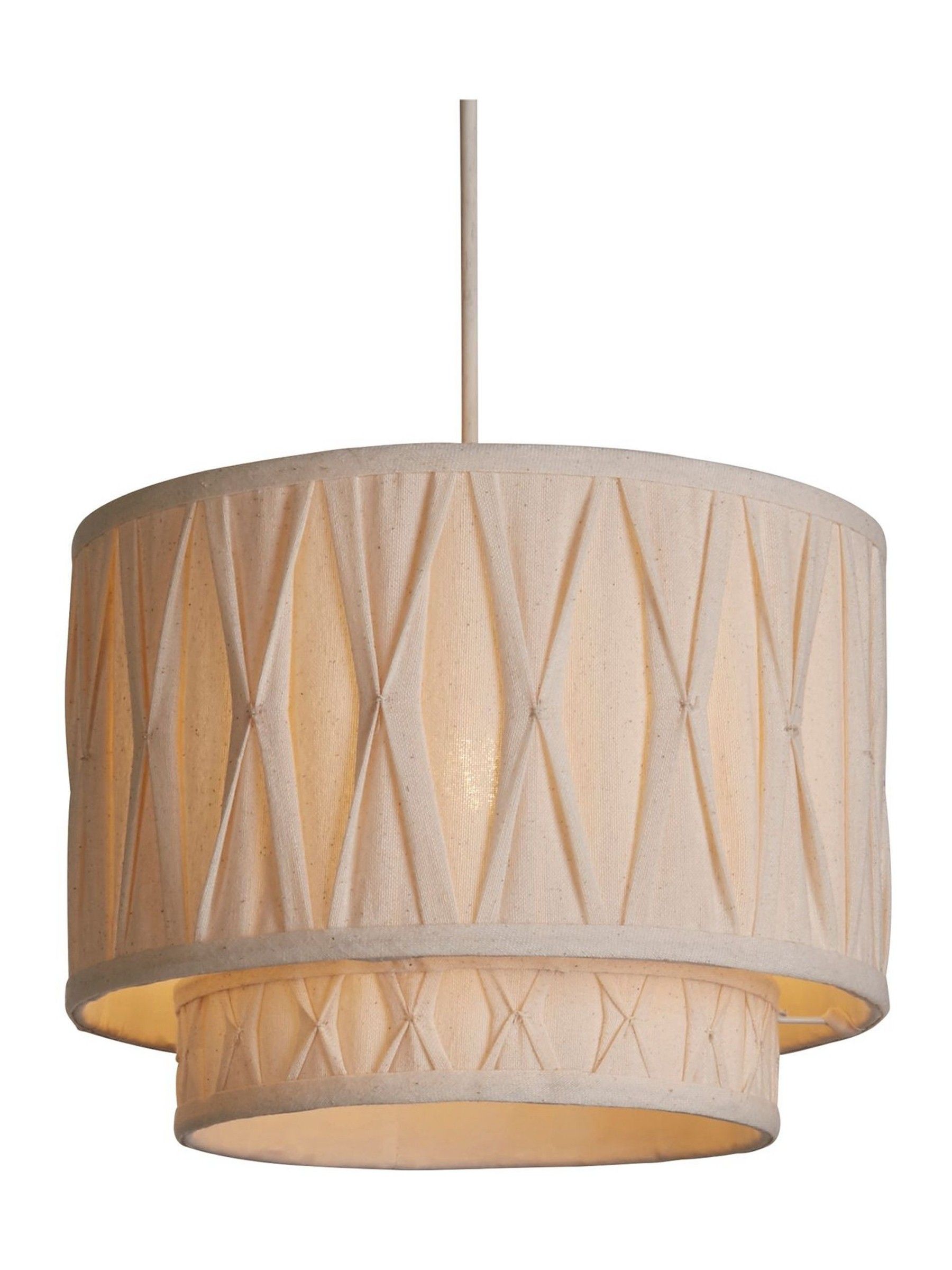 Buy Searchlight Cream Chamois Pinch Pleat Shade from the Next UK online ...
