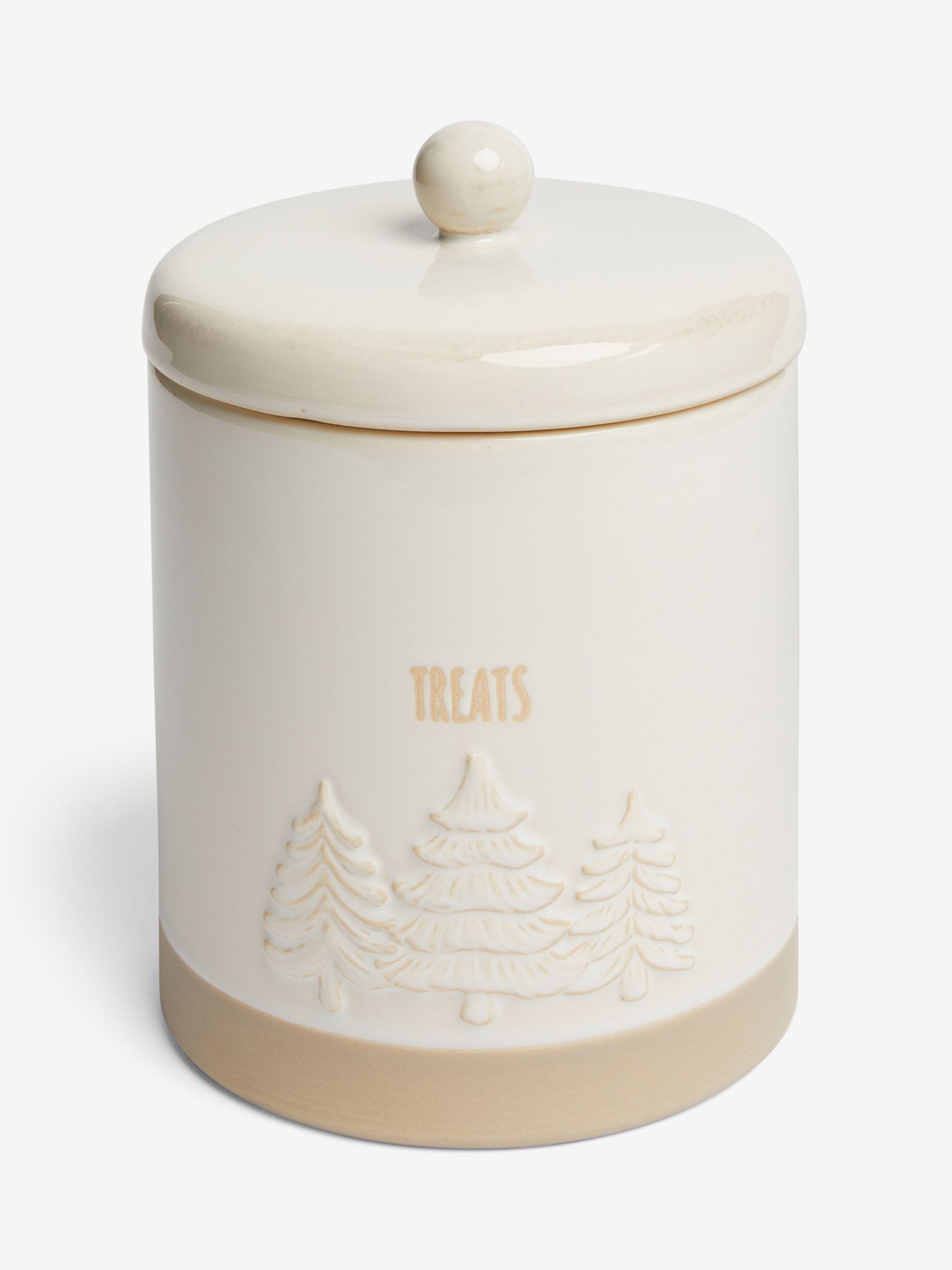 Buy Natural Embossed Trees Treat Jar from the Next UK online shop