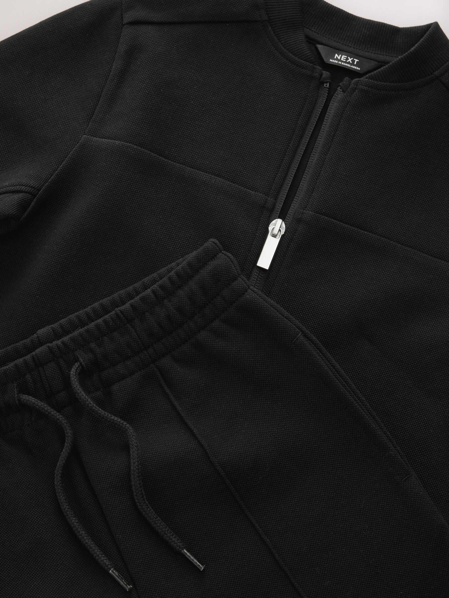 Buy Black Smart Jersey Bomber Jacket and Joggers Set from the Next UK ...