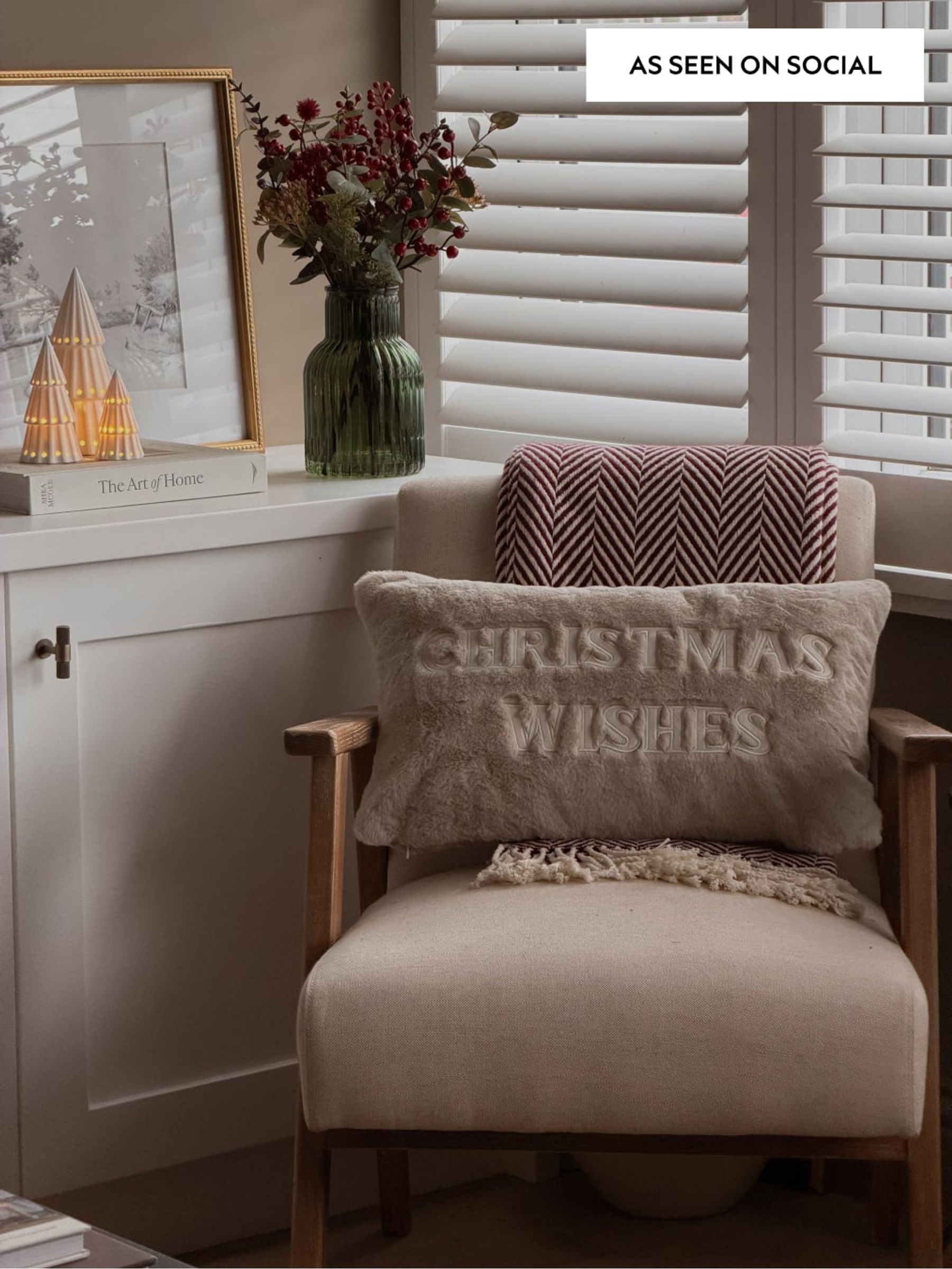 Buy Natural/Red Candy Cane Christmas Mug from the Next UK online shop