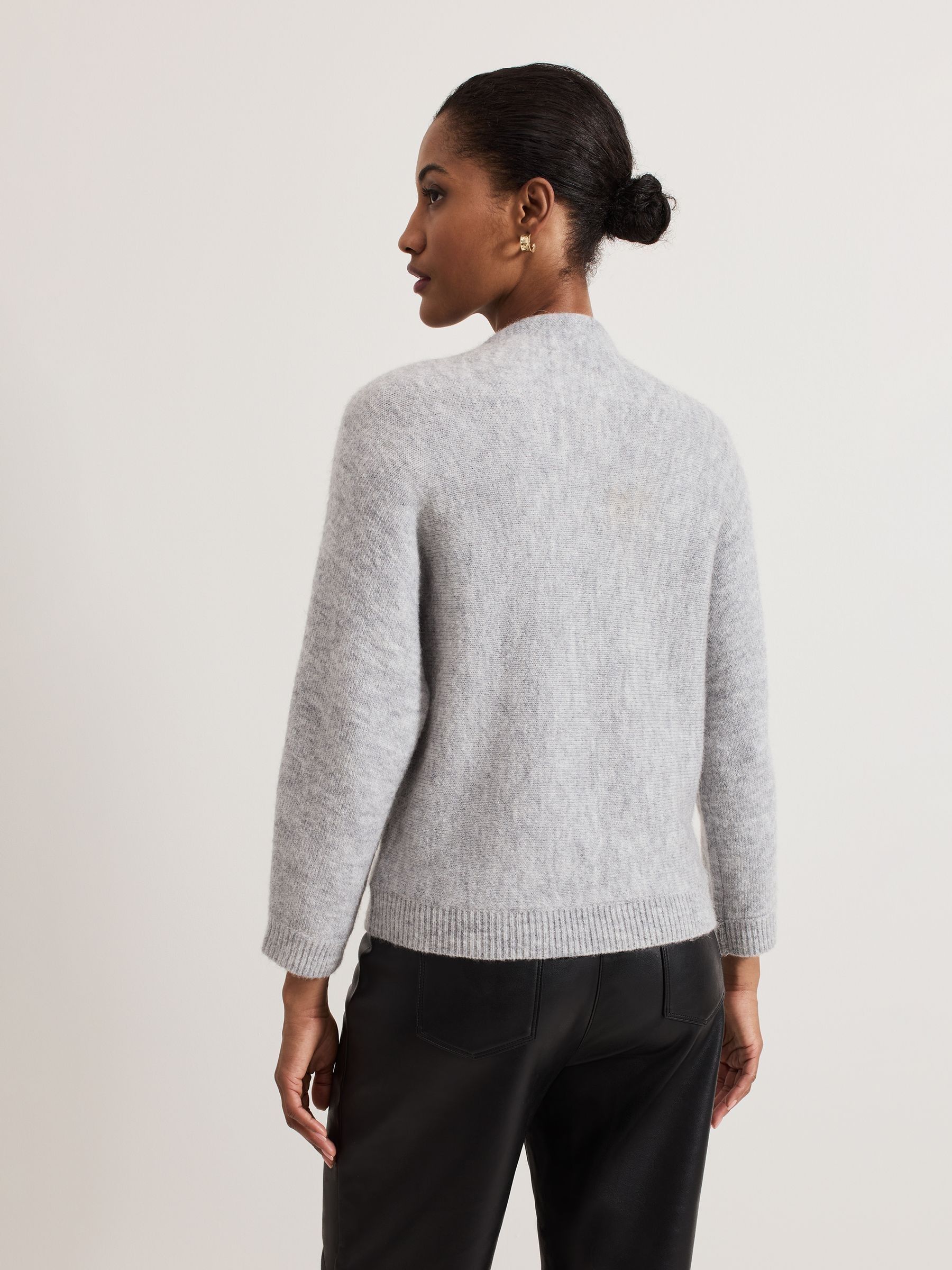 Buy Phase Eight Grey Amber Applique Knit Jumper from the Next UK online ...