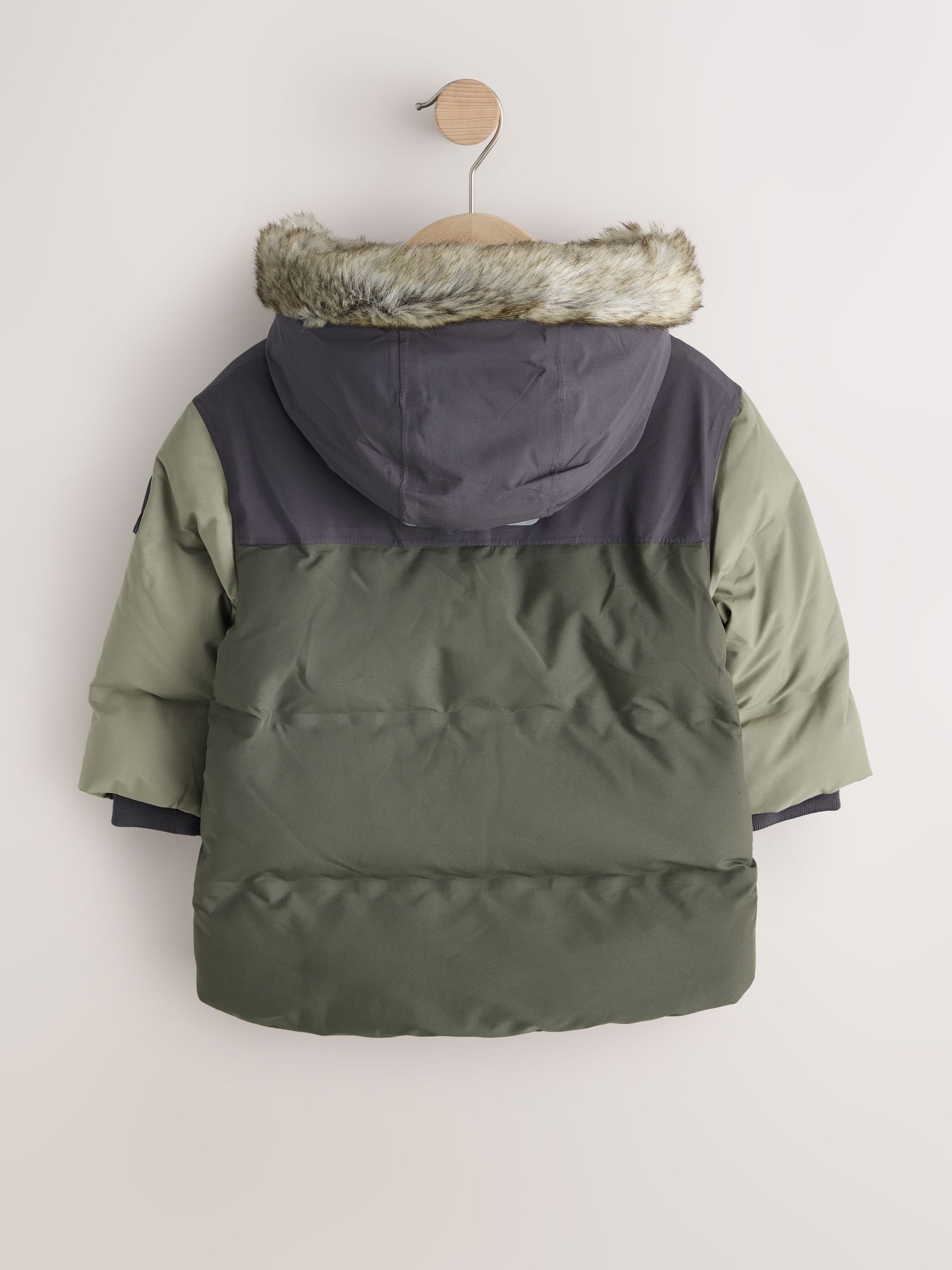 Buy Green - Waterproof Warm Padded Coat (12mths-10yrs) from Next Croatia