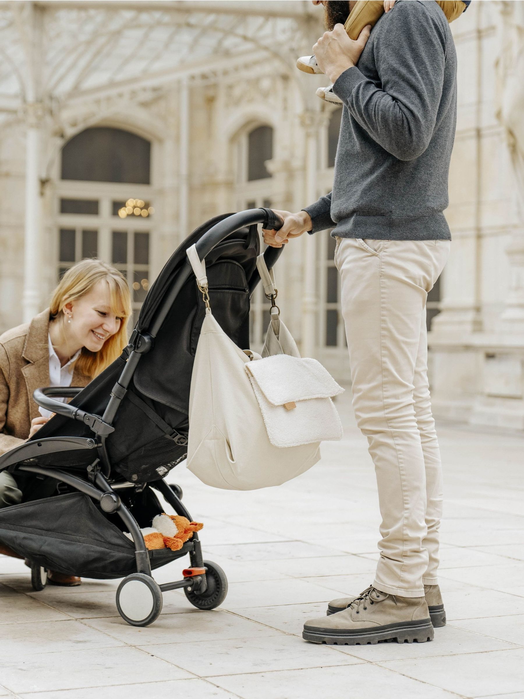 Buy Babymoov White Tote Multi Functional 2 in 1 Changing Bag from the ...