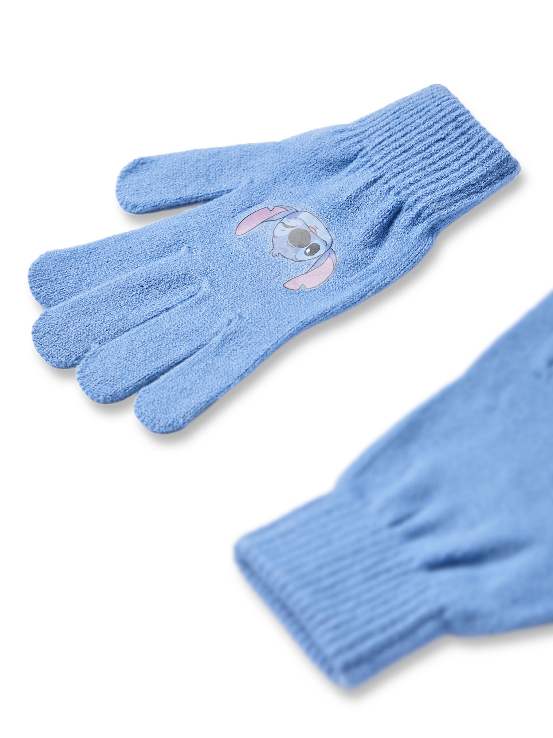 Buy Disney Lilo & Stitch Girls Hat & Gloves Set from the Next UK online ...