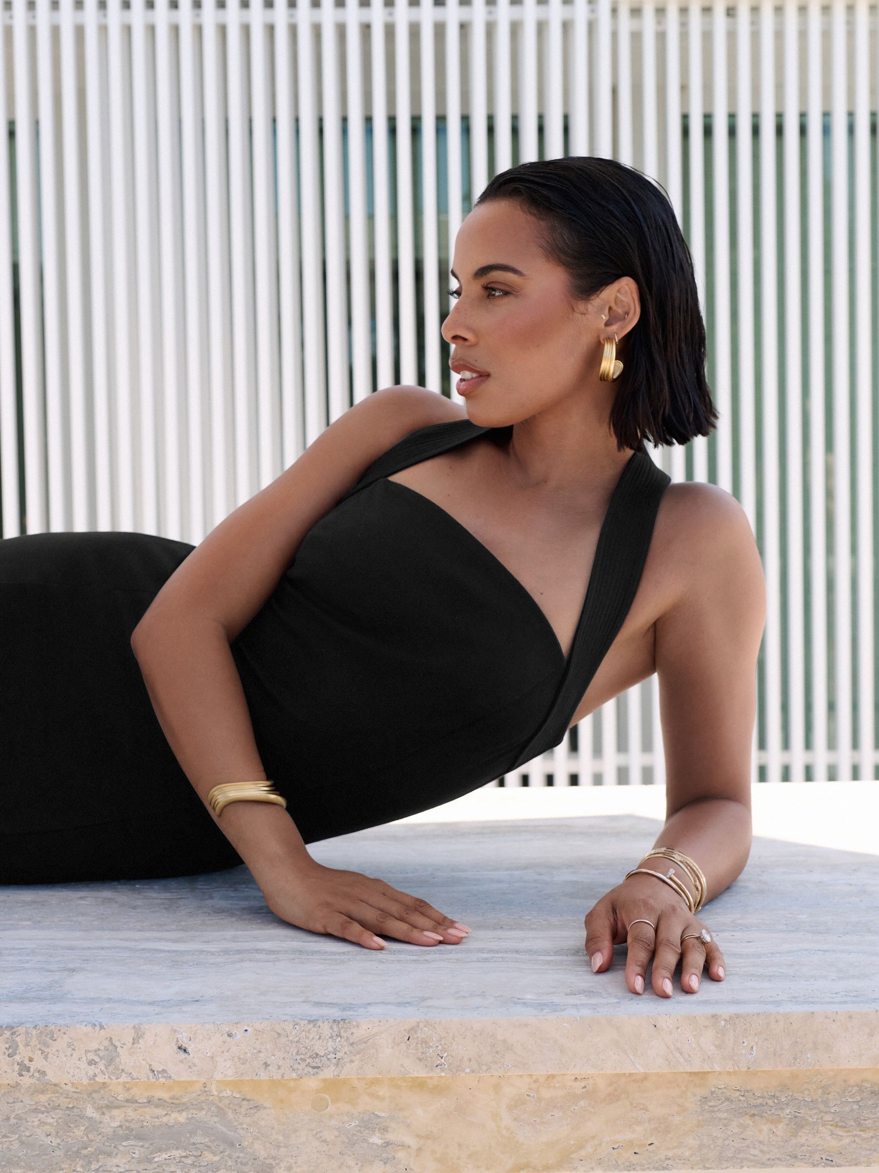 Buy Black Halter Neck Column Maxi Dress from the Next UK online shop