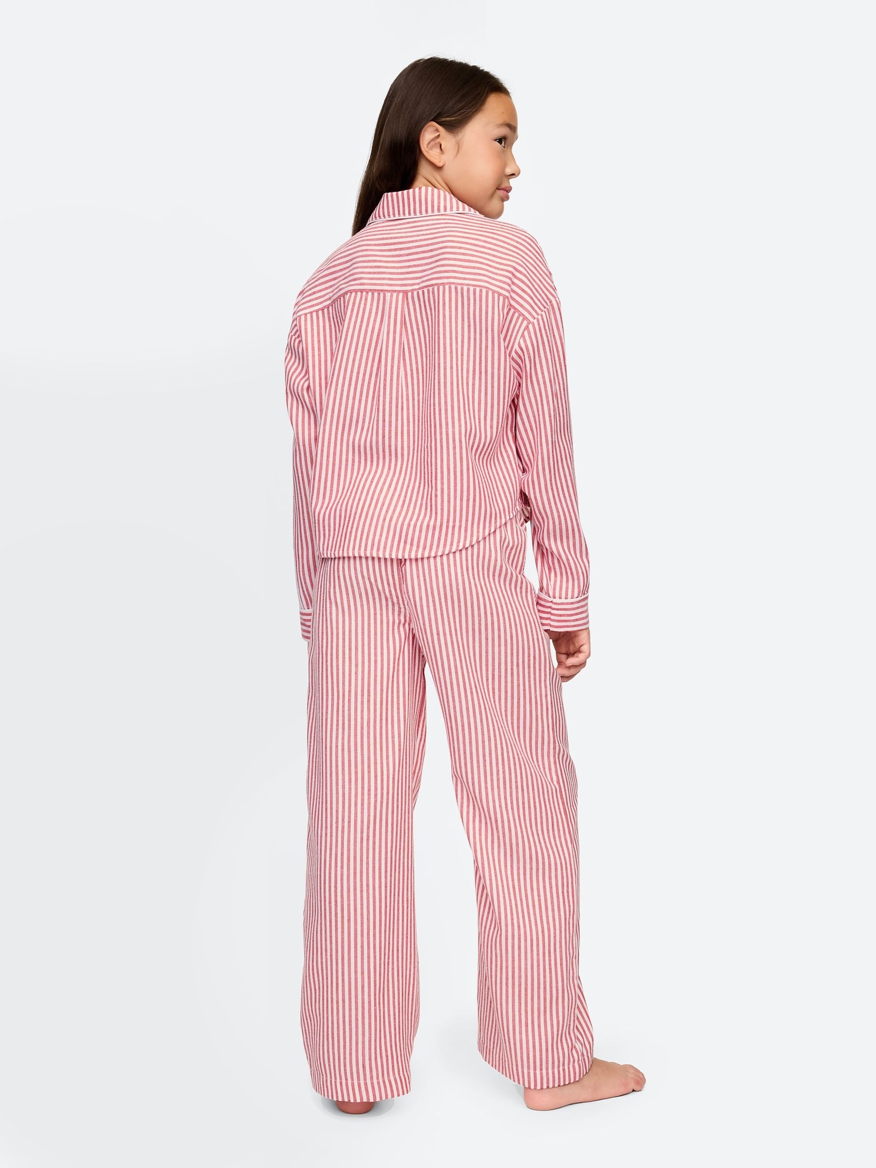 Buy Gap Red Matching Family Kids Christmas Stripe Pyjamas (6-13yrs ...