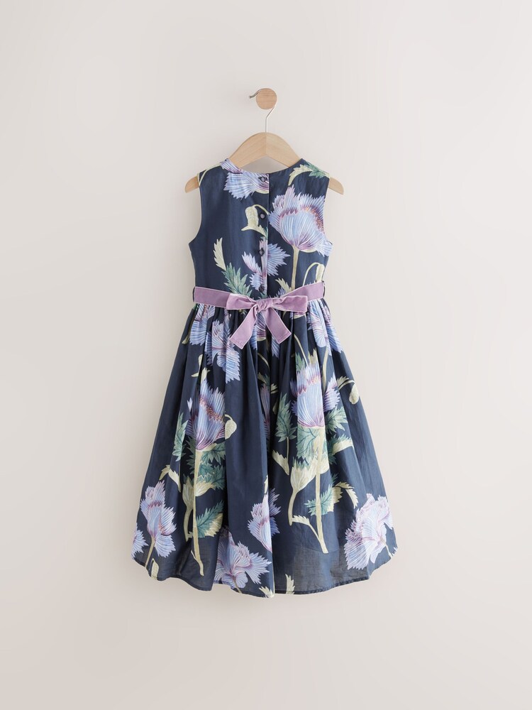 Buy Navy Blue Floral Kew Collection Prom Dress (3-12yrs) from Next USA