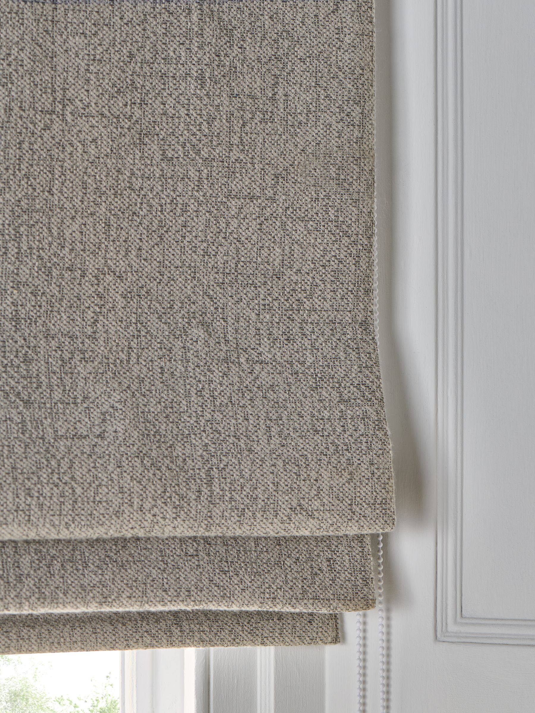 Buy Grey Textured Ready Made Blackout Roman Blinds from the Next UK ...