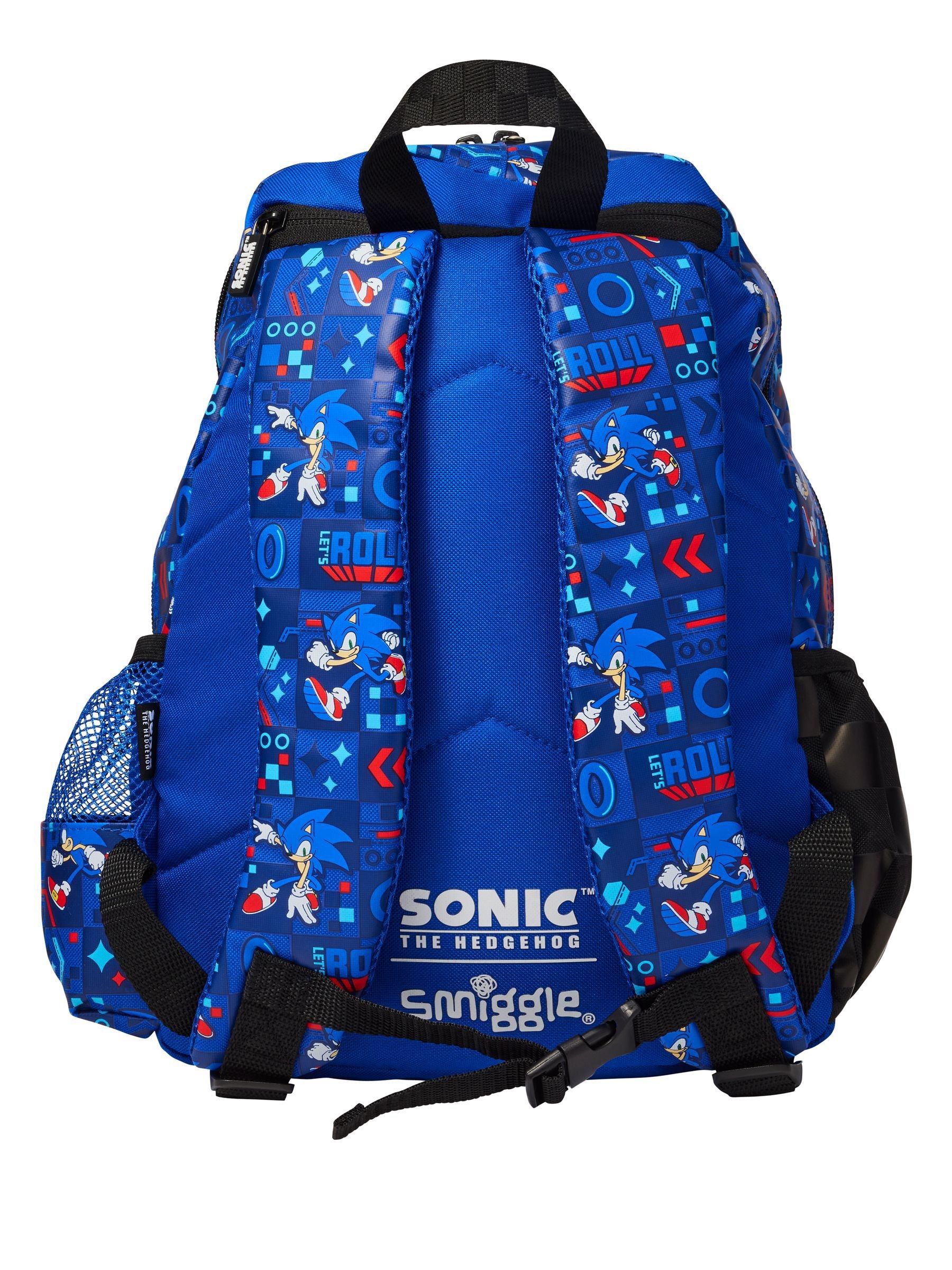 Buy Smiggle Blue Junior Sonic The Hedgehog Hoodie Backpack from the ...