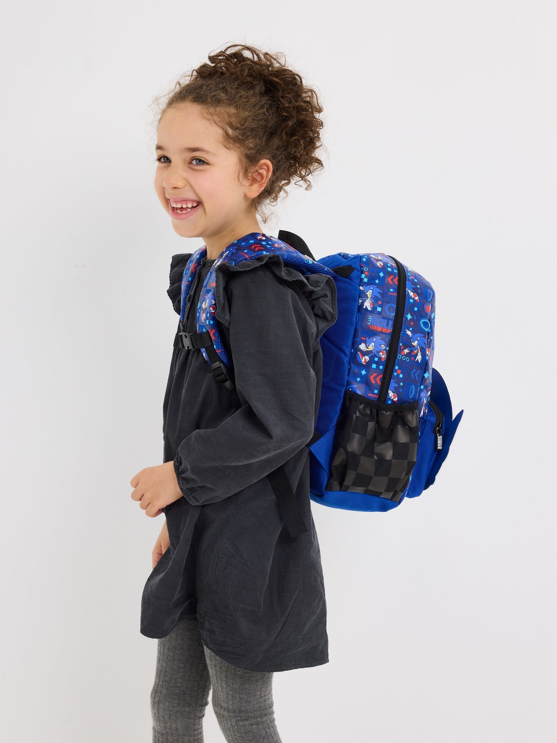 Buy Smiggle Blue Junior Sonic The Hedgehog Hoodie Backpack from the ...