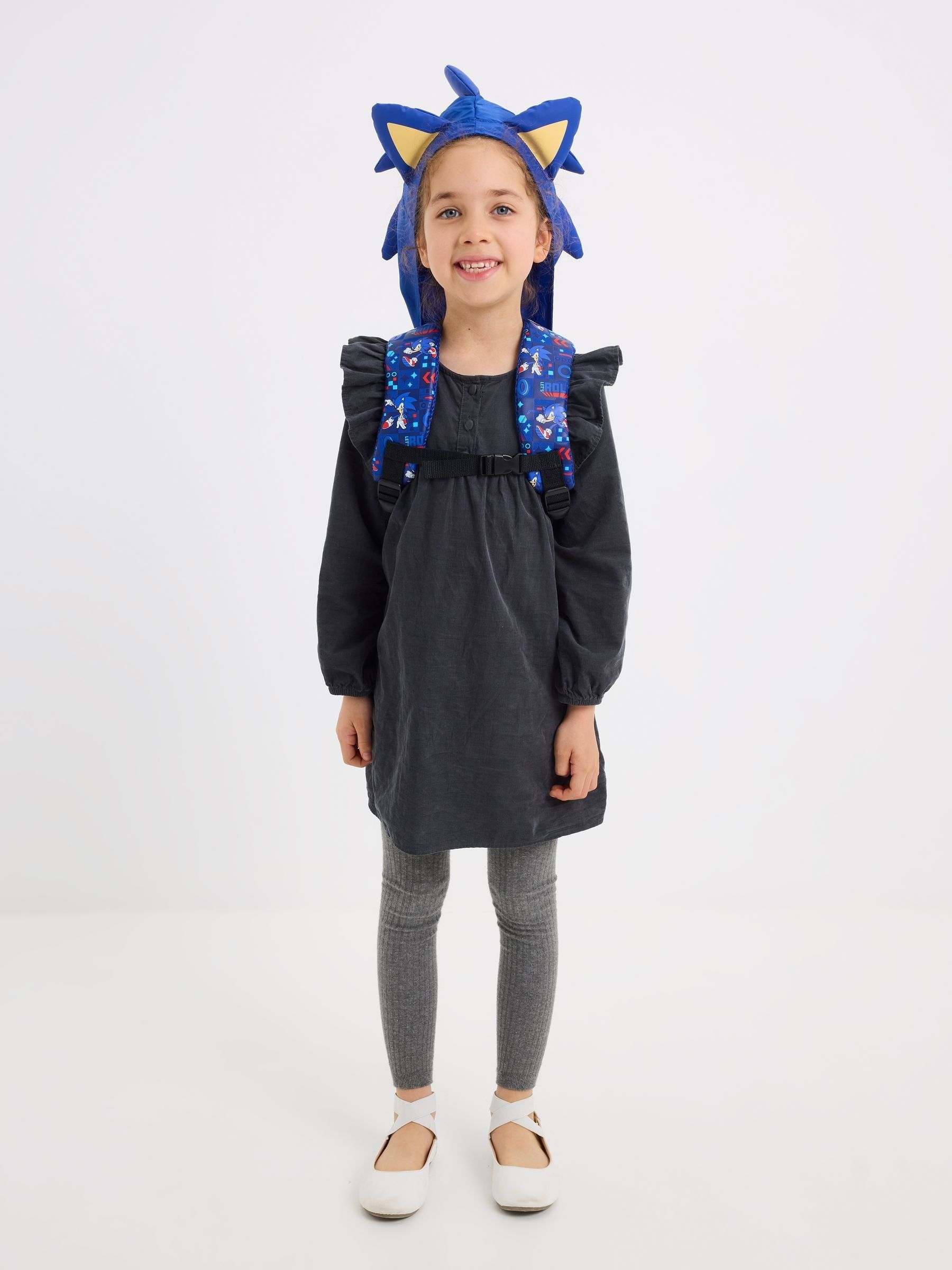 Buy Smiggle Blue Junior Sonic The Hedgehog Hoodie Backpack from the ...