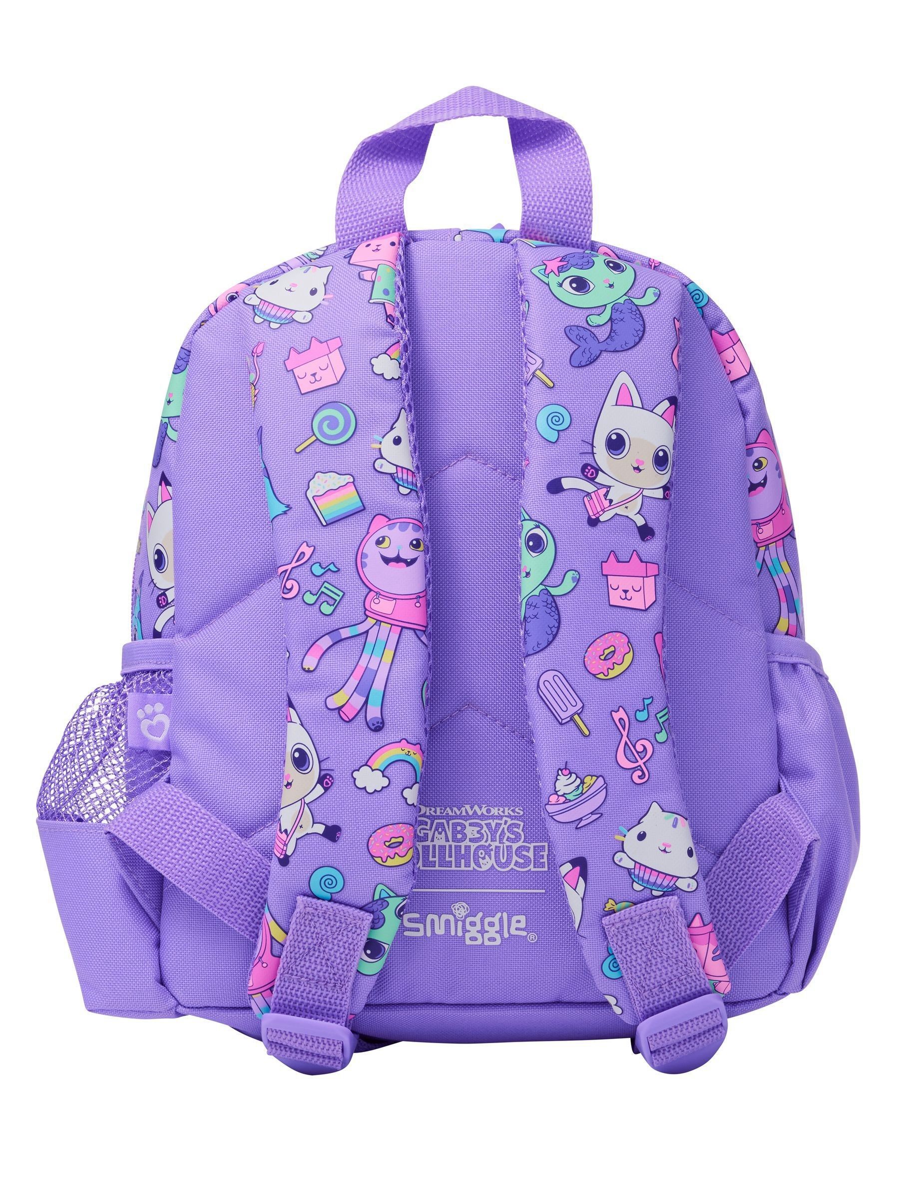 Buy Smiggle Purple Gabbys Dollhouse Teeny Tiny Backpack With Removable ...