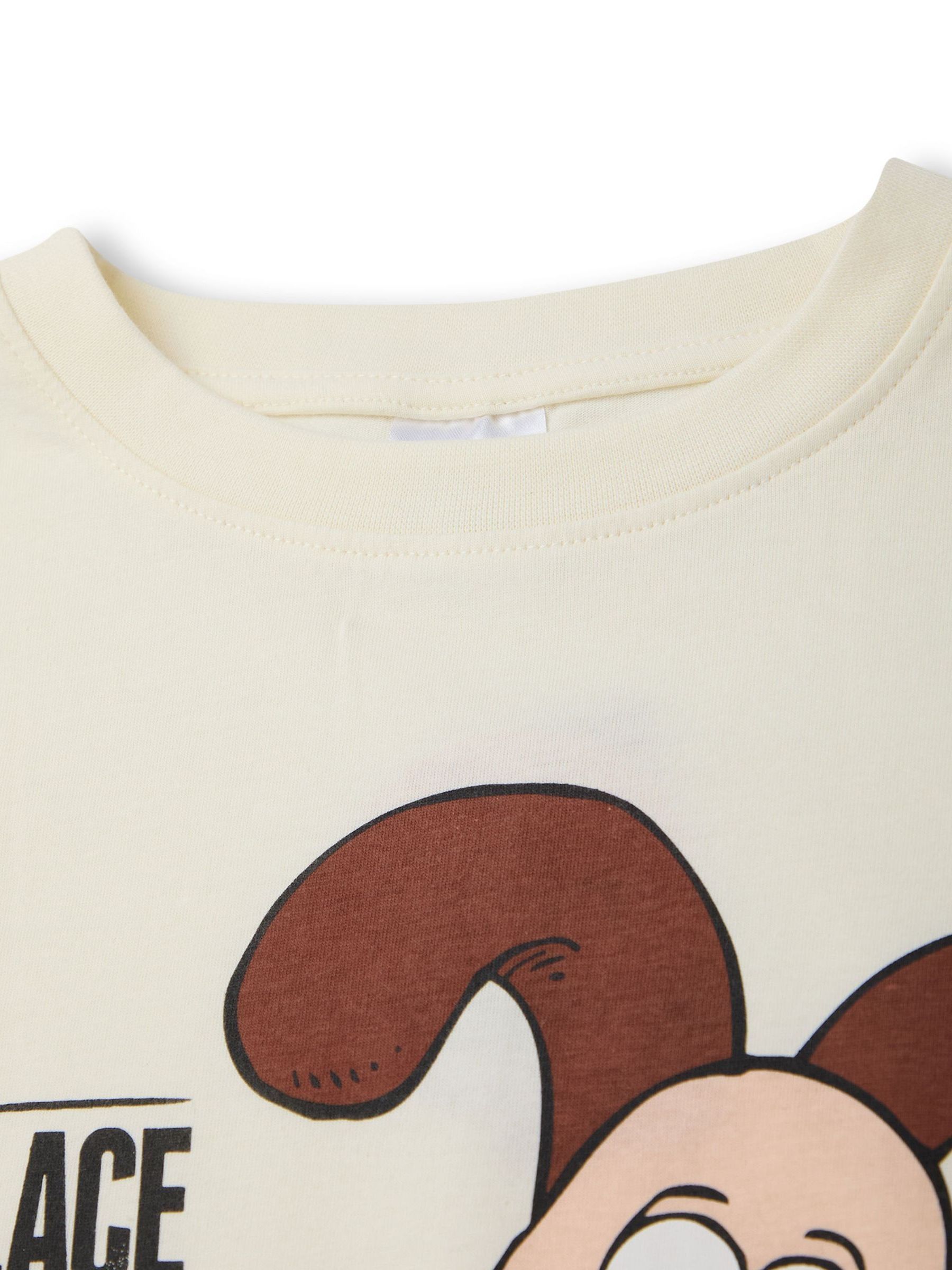 Buy Vanilla Underground Cream Ladies Wallace and Gromit 100% Cotton ...