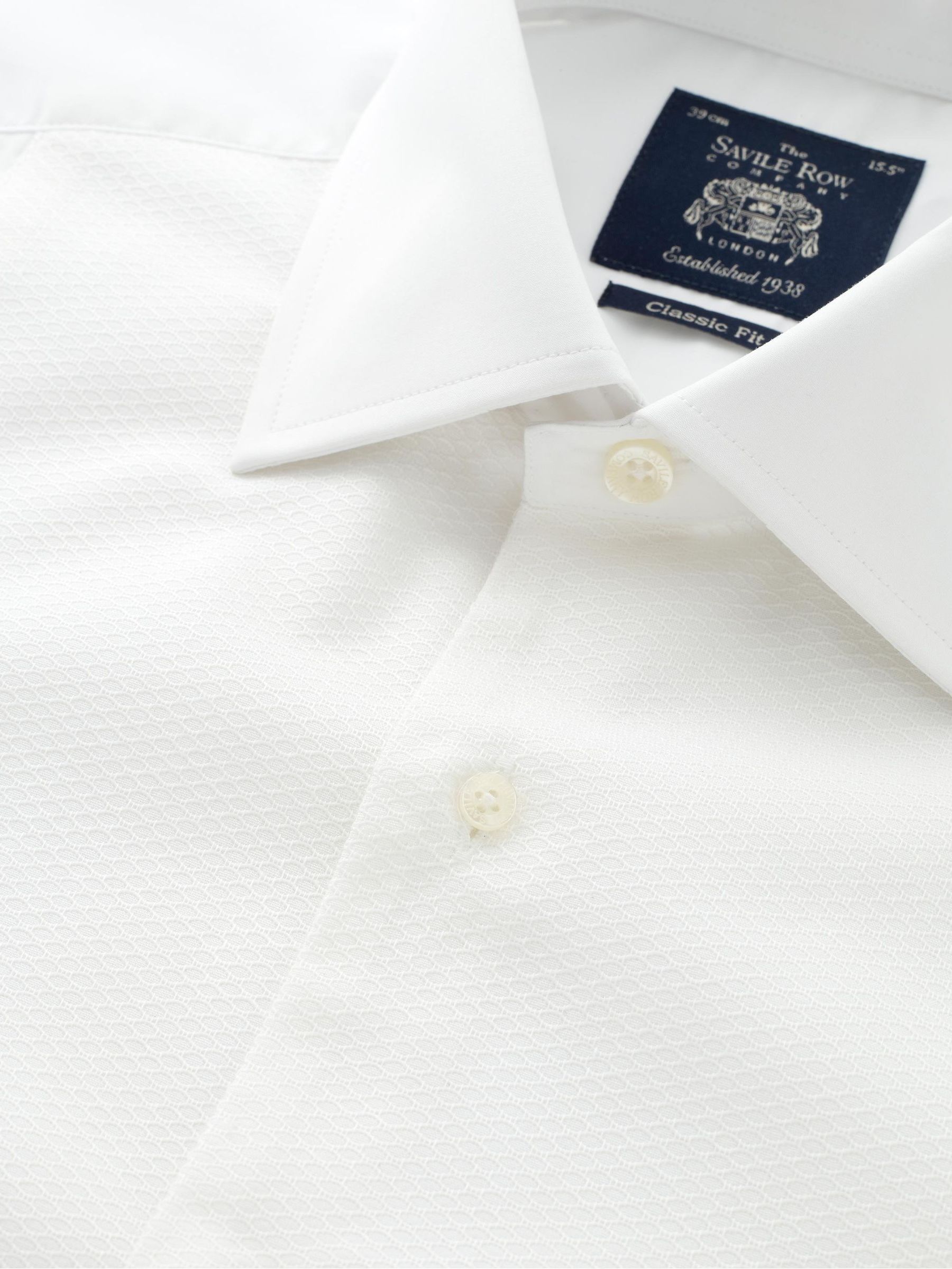 Buy Savile Row Company White Classic Fit Marcella Bib Tuxedo Cotton ...