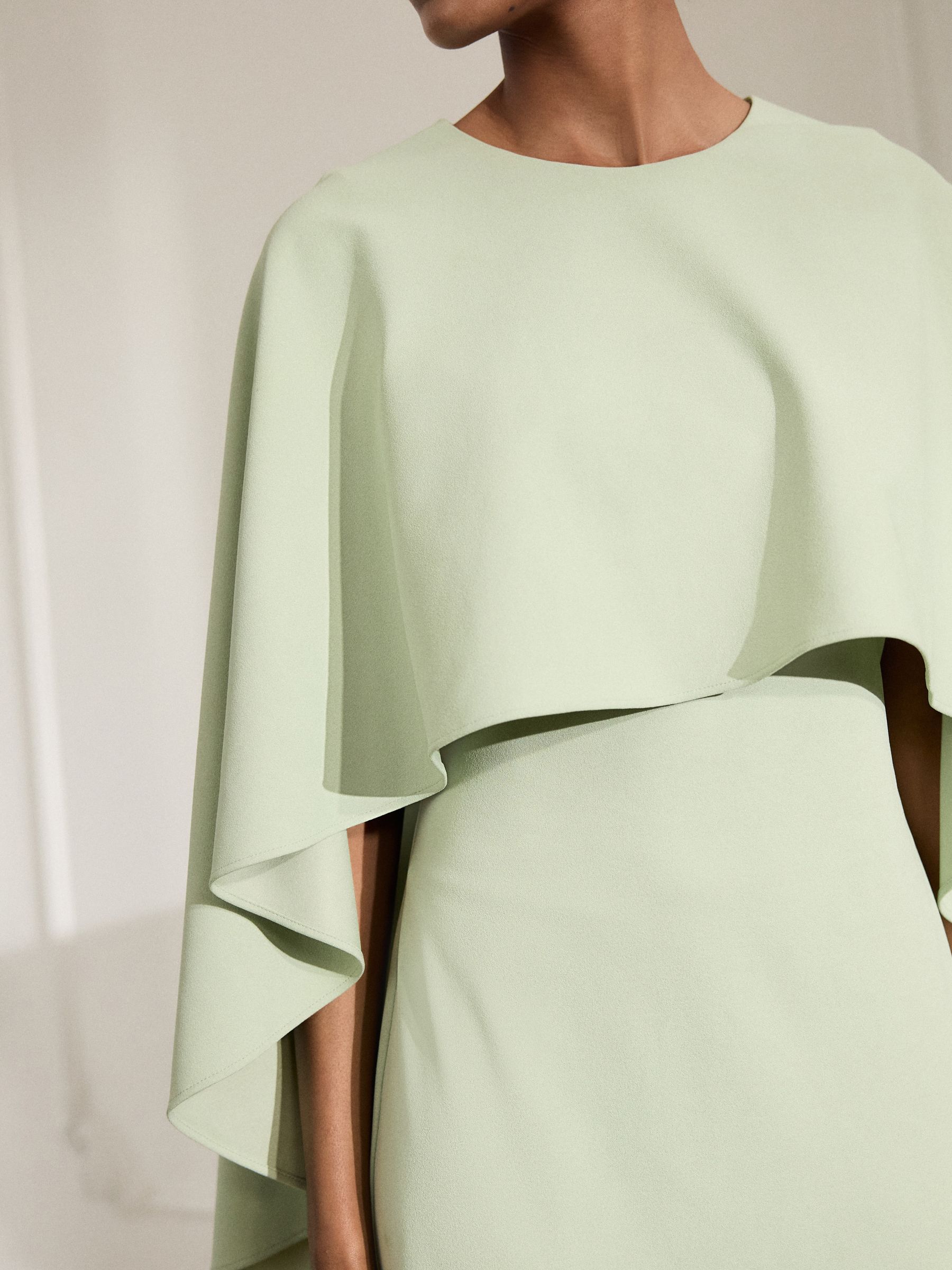 Buy Sage Green Cape Maxi Dress from Next Australia