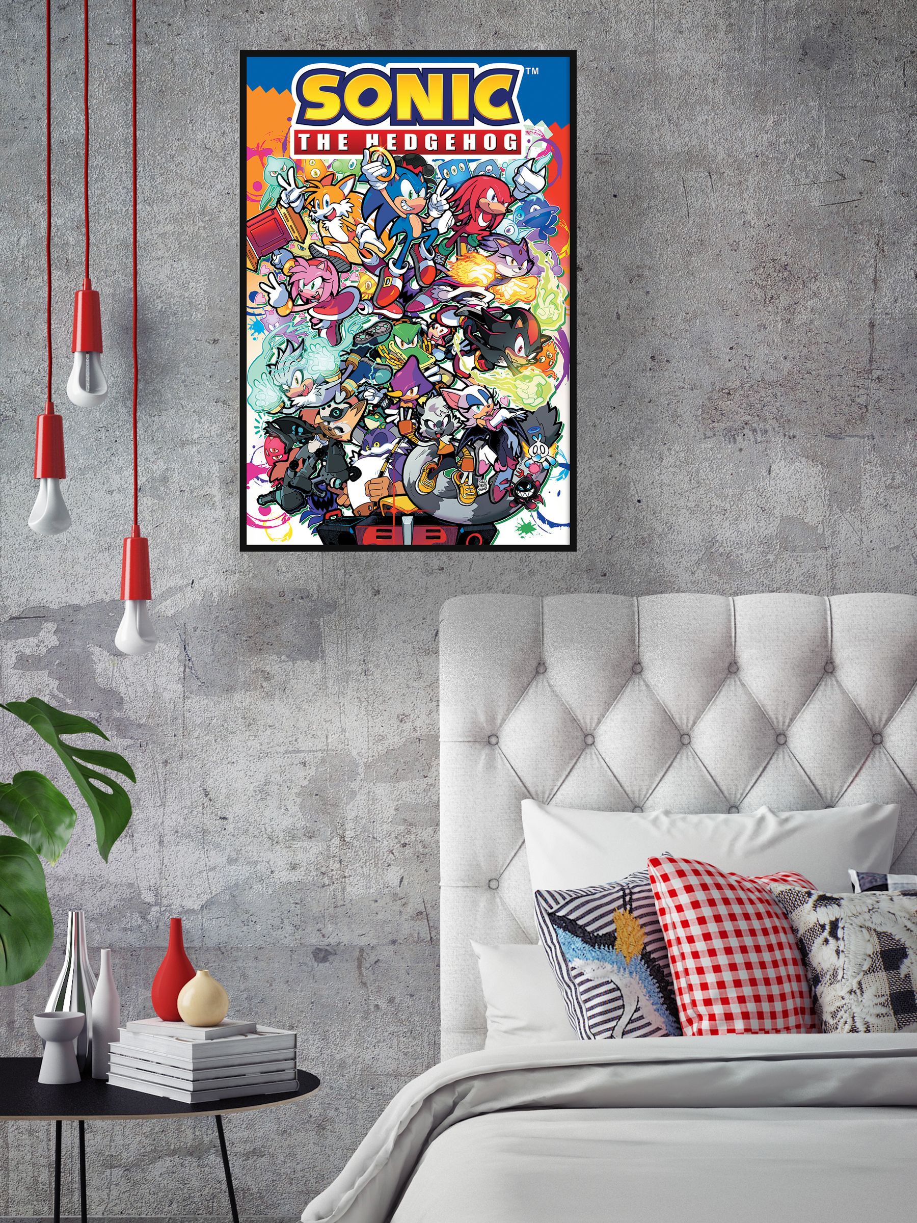 Buy Pyramid International Sonic The Hedgehog Framed Maxi Poster from ...