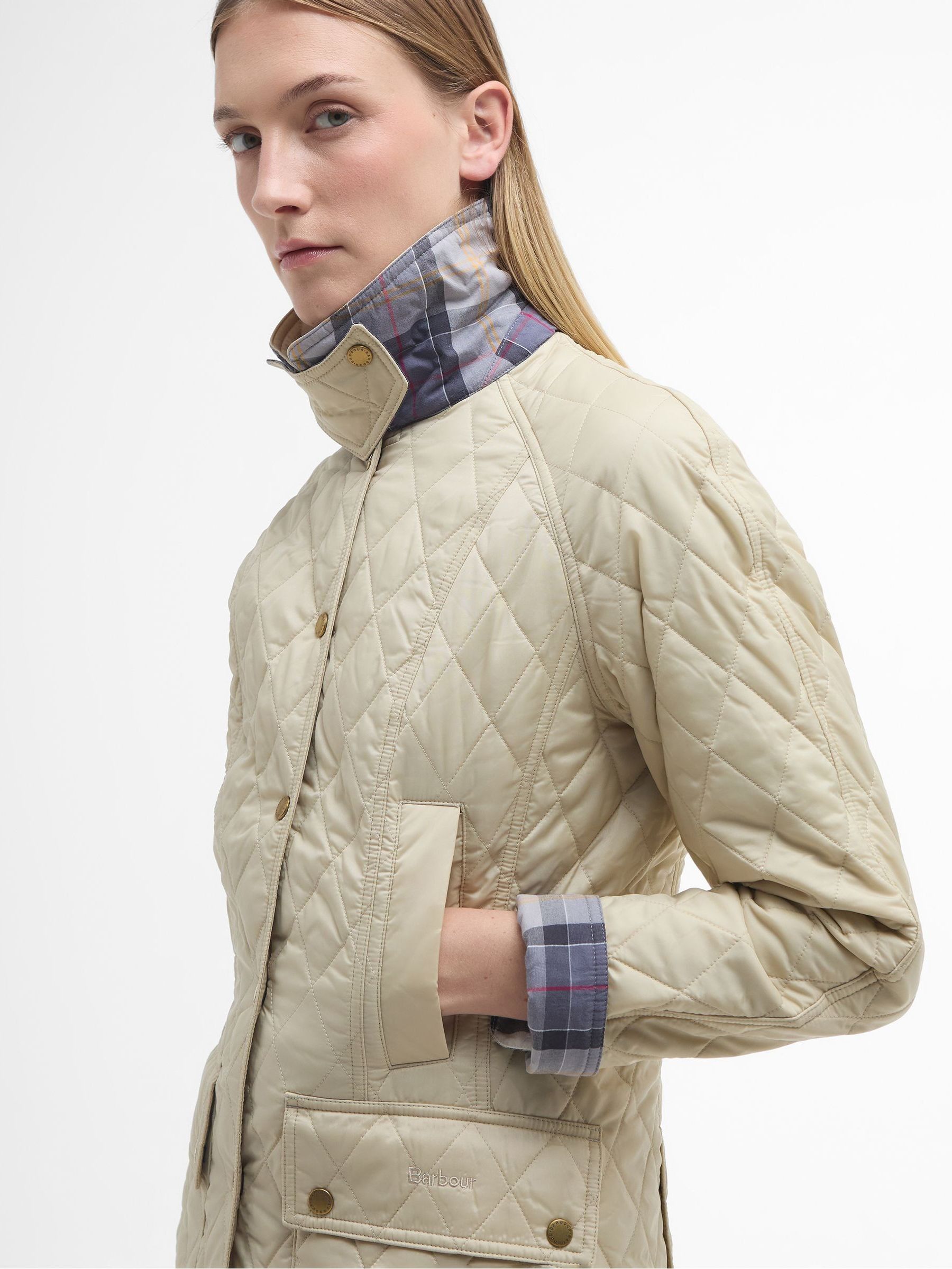 Buy Barbour® Cream Beadnell Quilt Jacket from the Next UK online shop