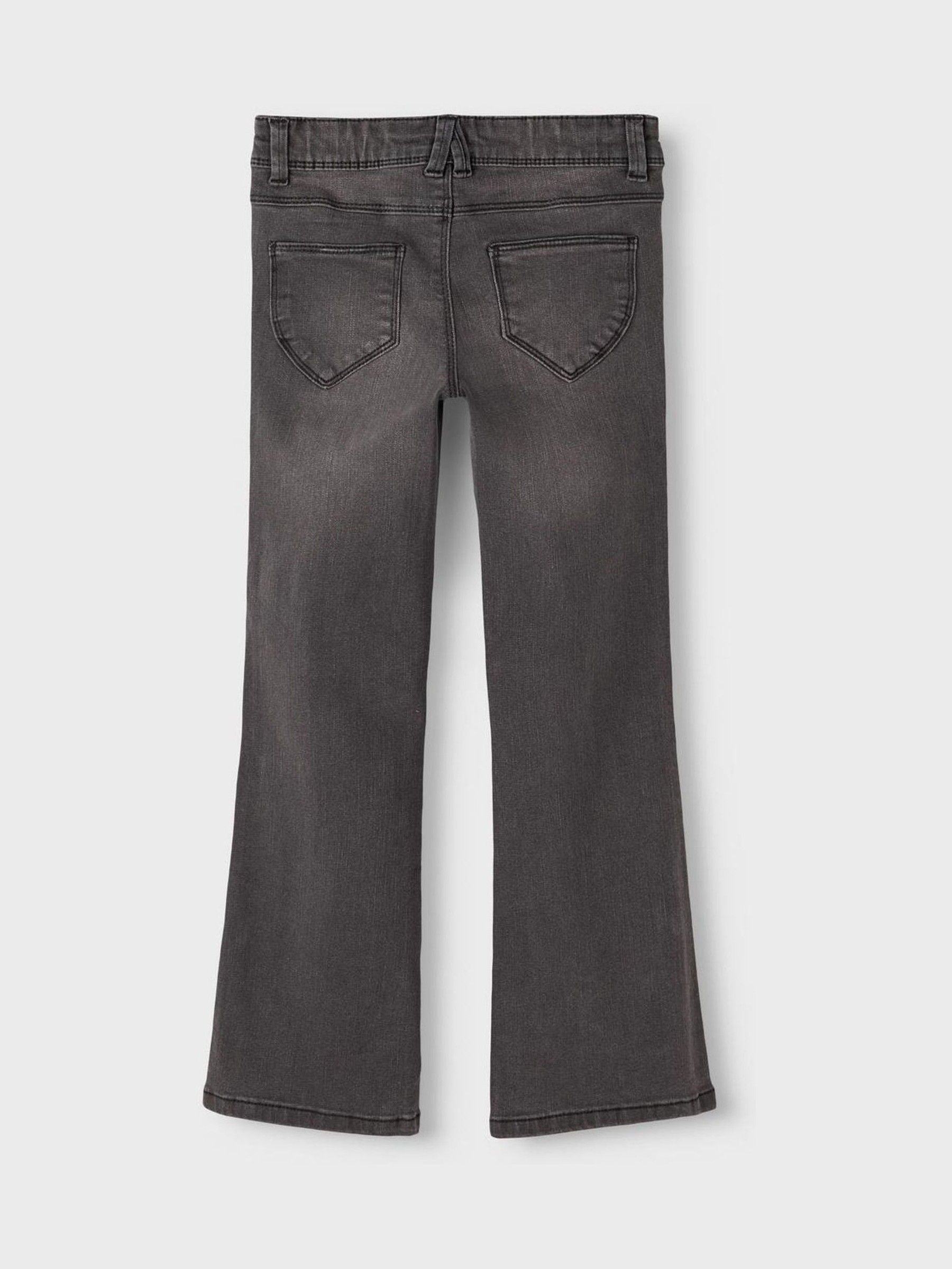 Buy Name It Grey Girls Flare Jeans With Adjustable Waist from the Next ...