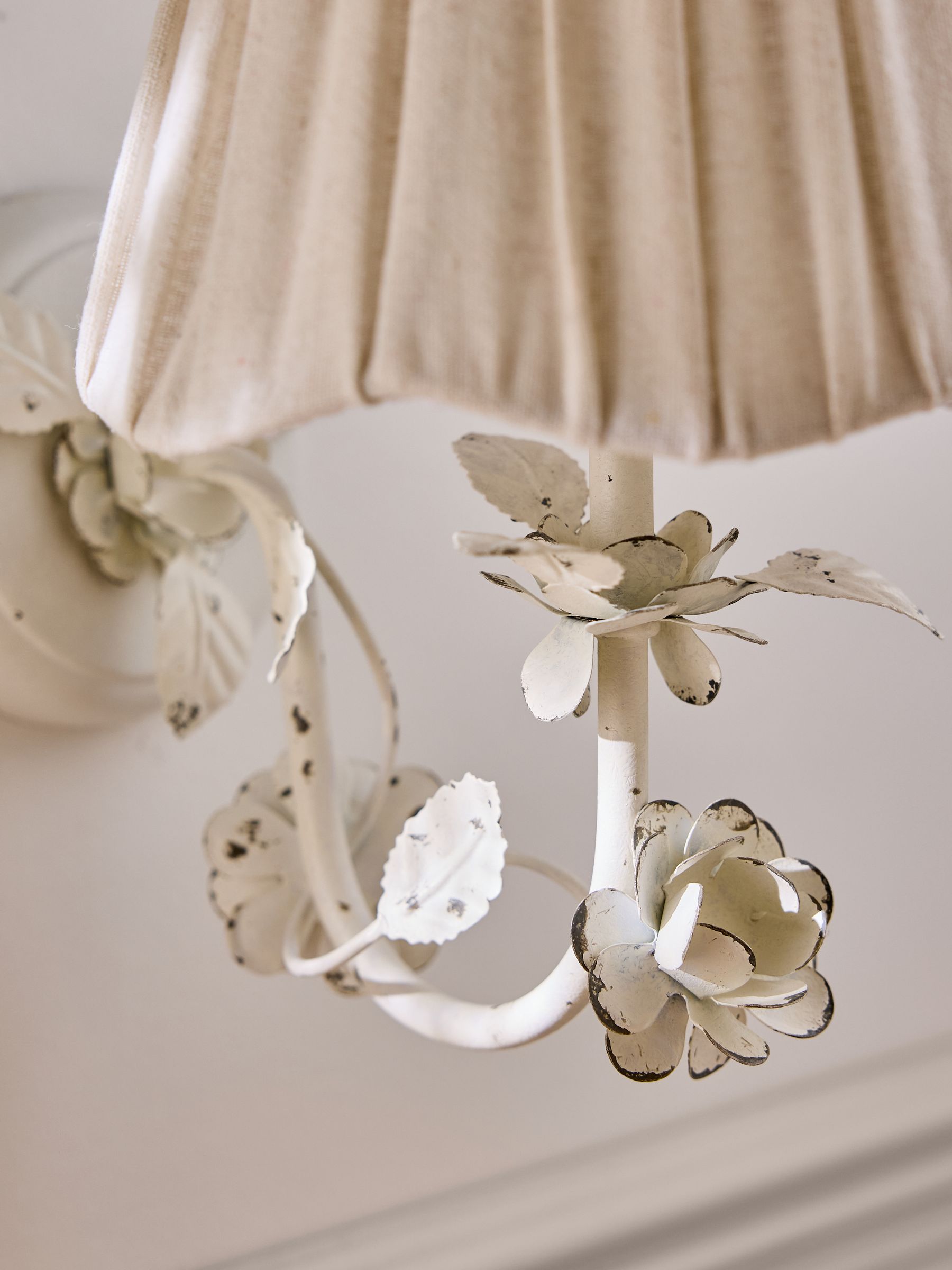 Buy Shabby Chic by Rachel Ashwell® Cream Rosalina Wall Light from the ...