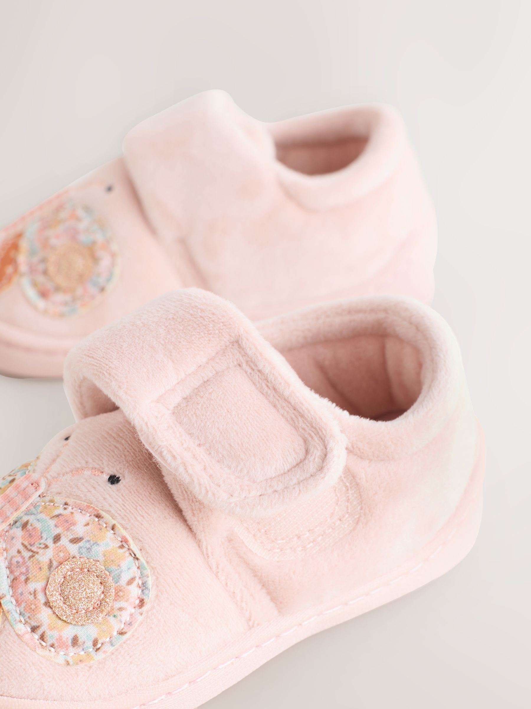 Buy Pink Butterfly Cupsole Slippers from the Next UK online shop