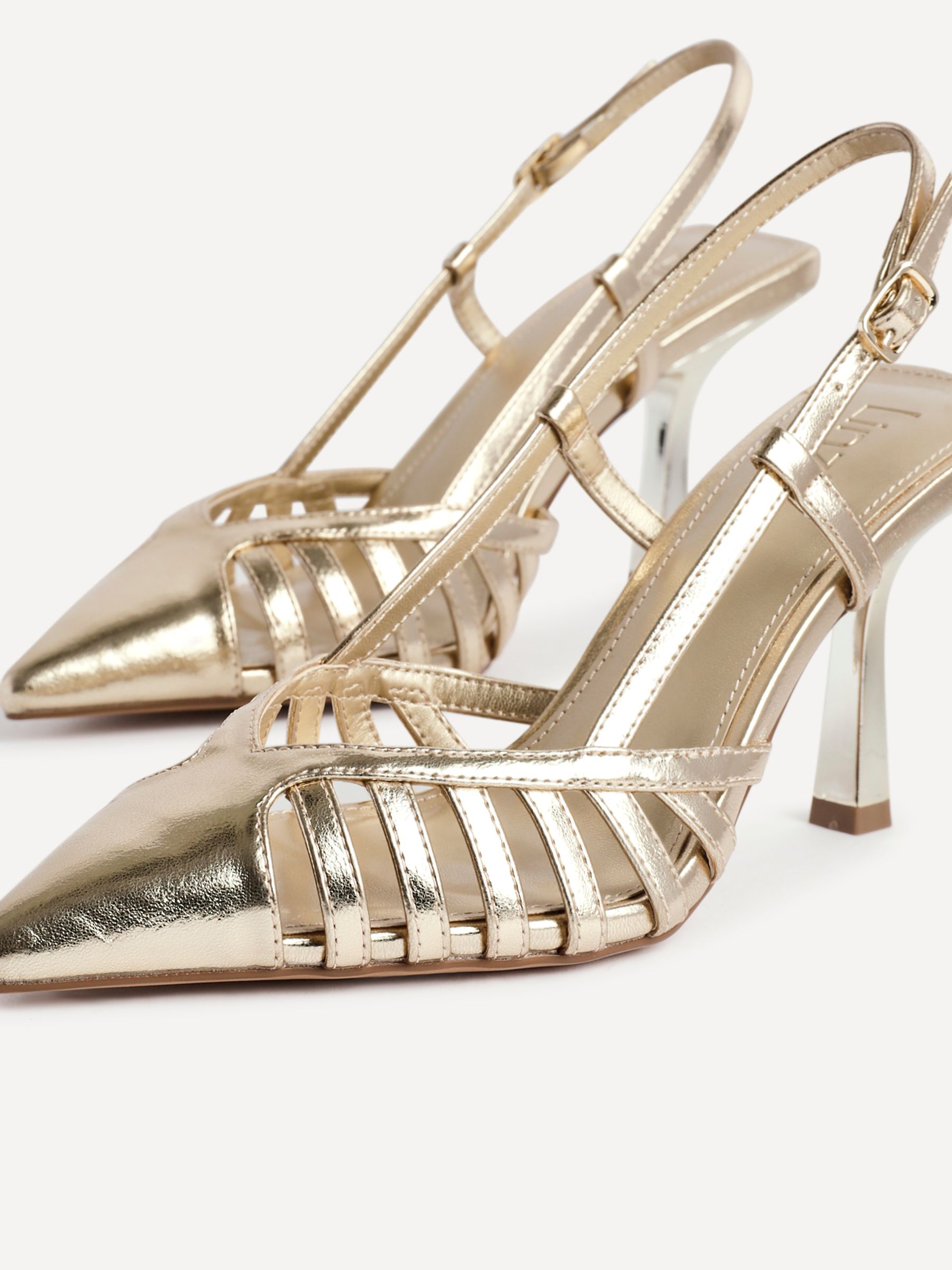 Buy Linzi Gold Alias Cut Out Slingback Court Heels from Next Peru