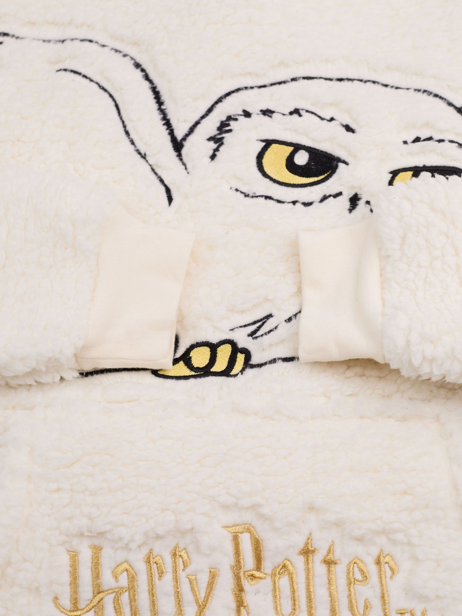 Buy Vanilla Underground Cream Girls Harry Potter Hedwig Blanket Hoodie ...