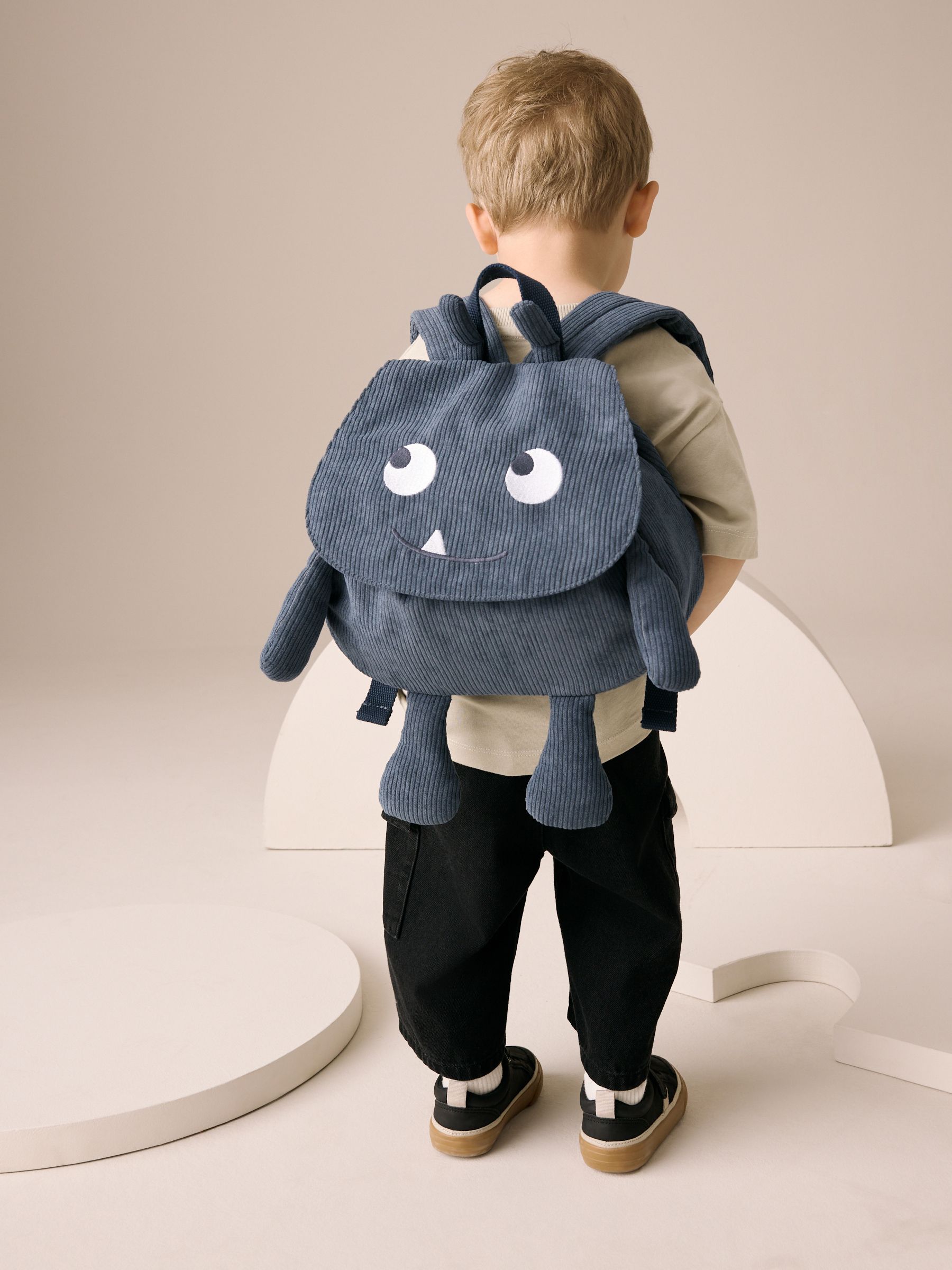 Buy Blue Cord Corduroy Backpack from the Next UK online shop