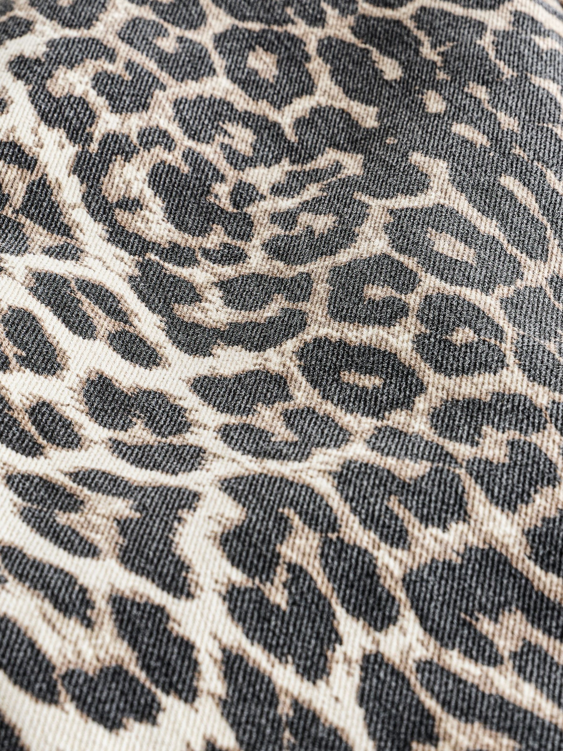 Buy Leopard Print Hourglass Straight Leg 100% Cotton Jeans from the ...