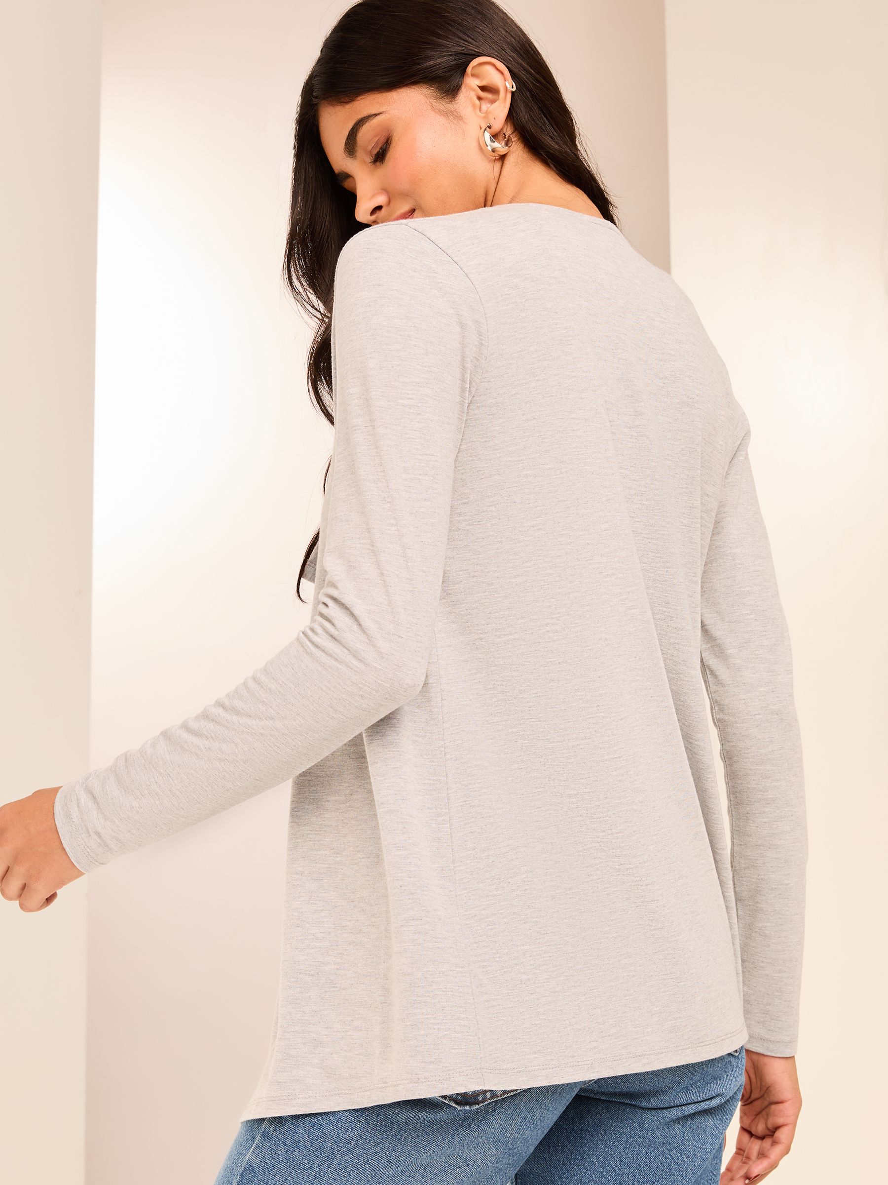 Buy Lipsy Grey Waterfall Cardigan from the Next UK online shop