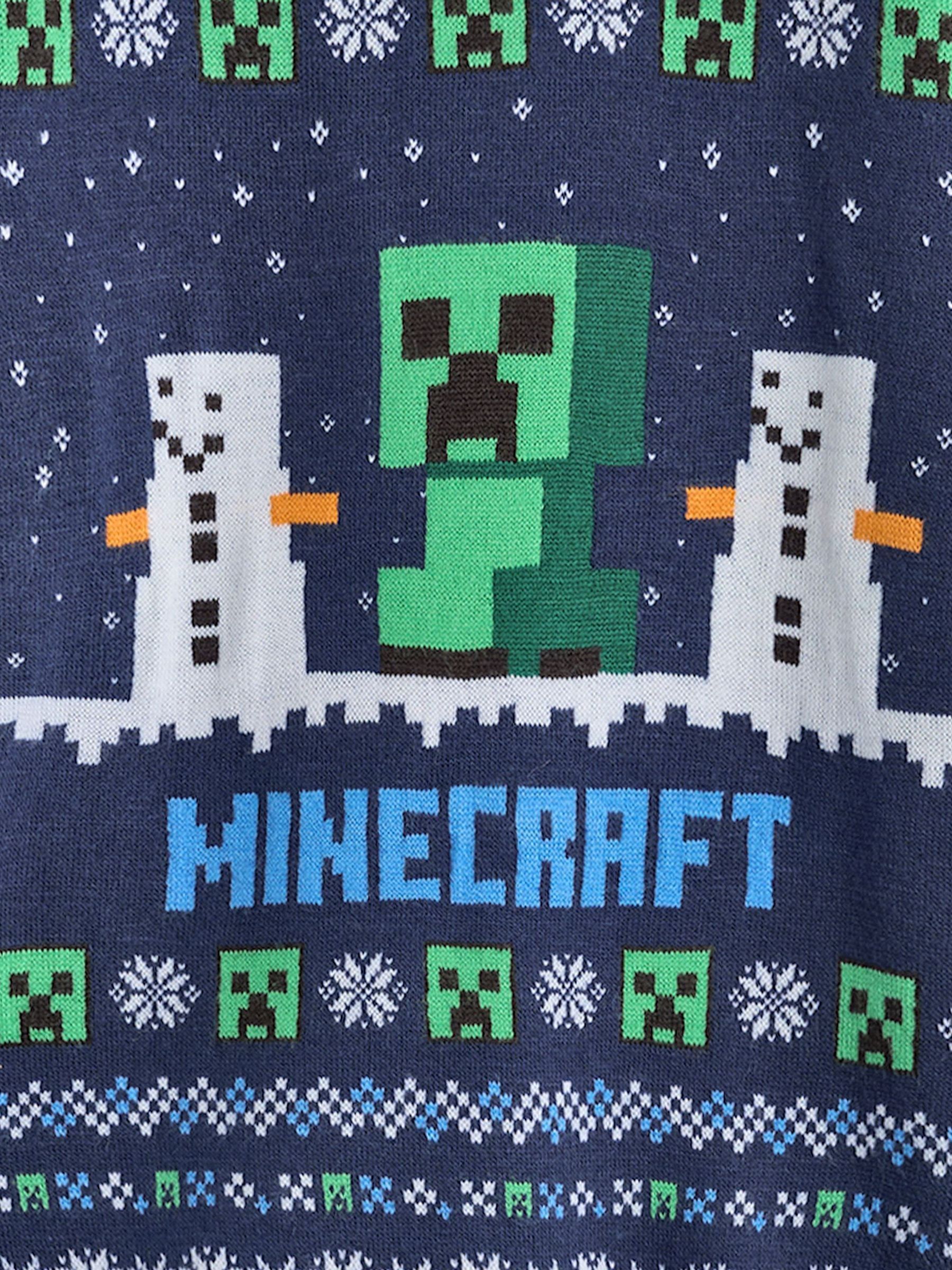 Buy Vanilla Underground Blue Boys Minecraft Christmas Jumpers from Next ...