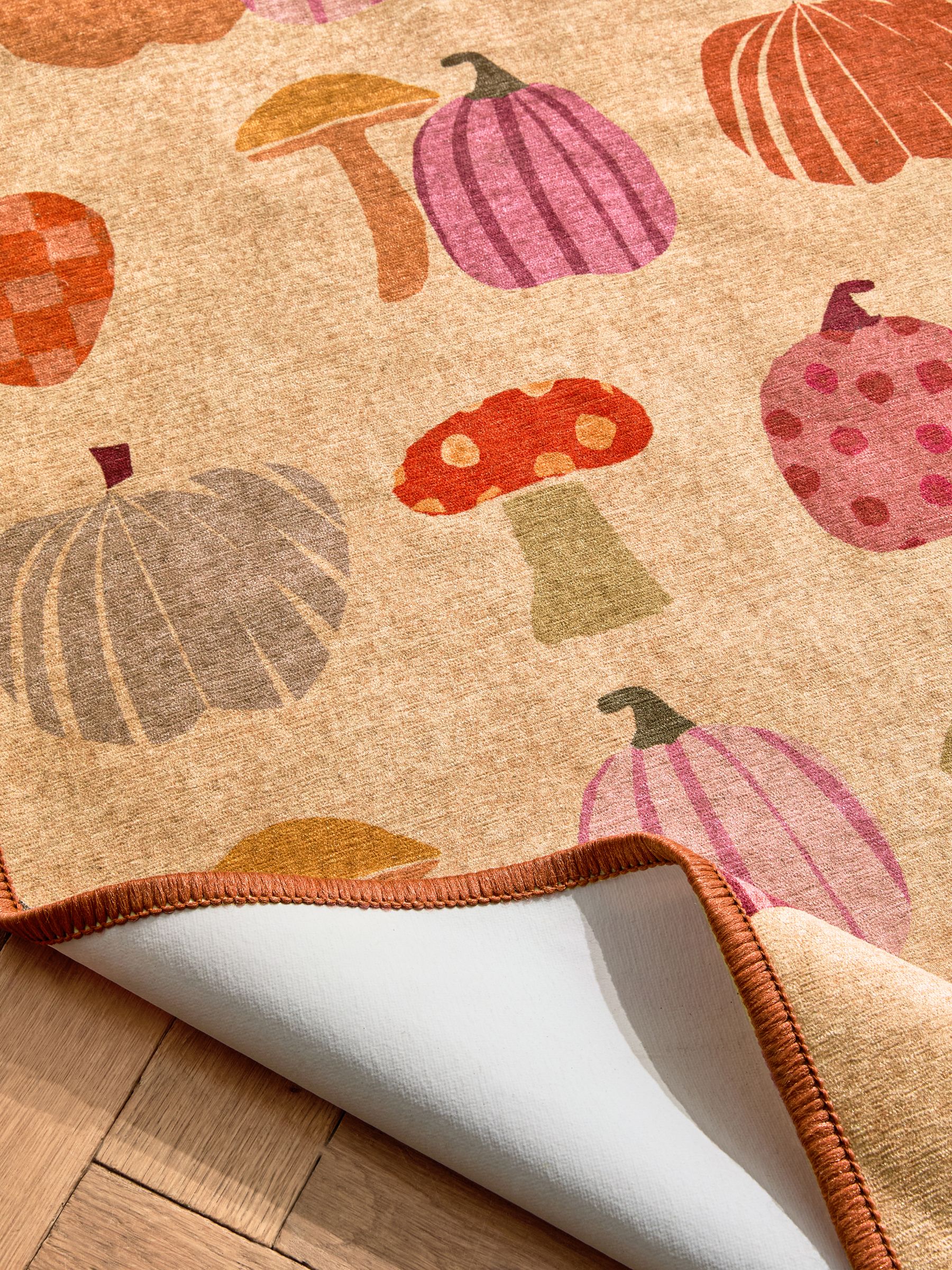 Buy Multi Washable Pumpkin Halloween Rug from the Next UK online shop