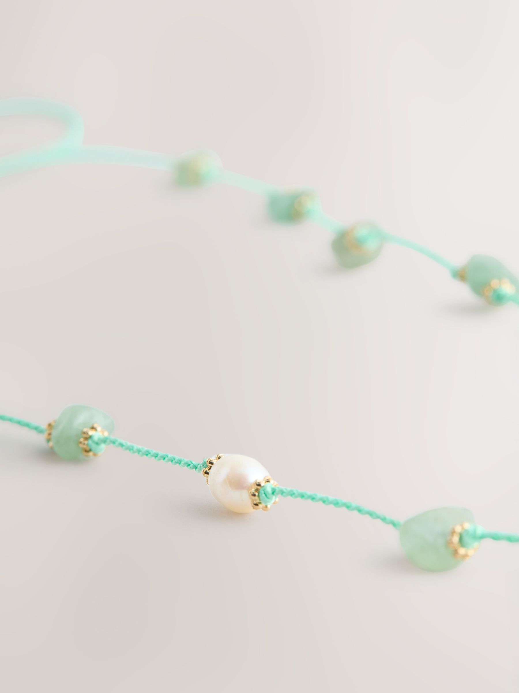 Buy Green Corded Necklace from Next Australia