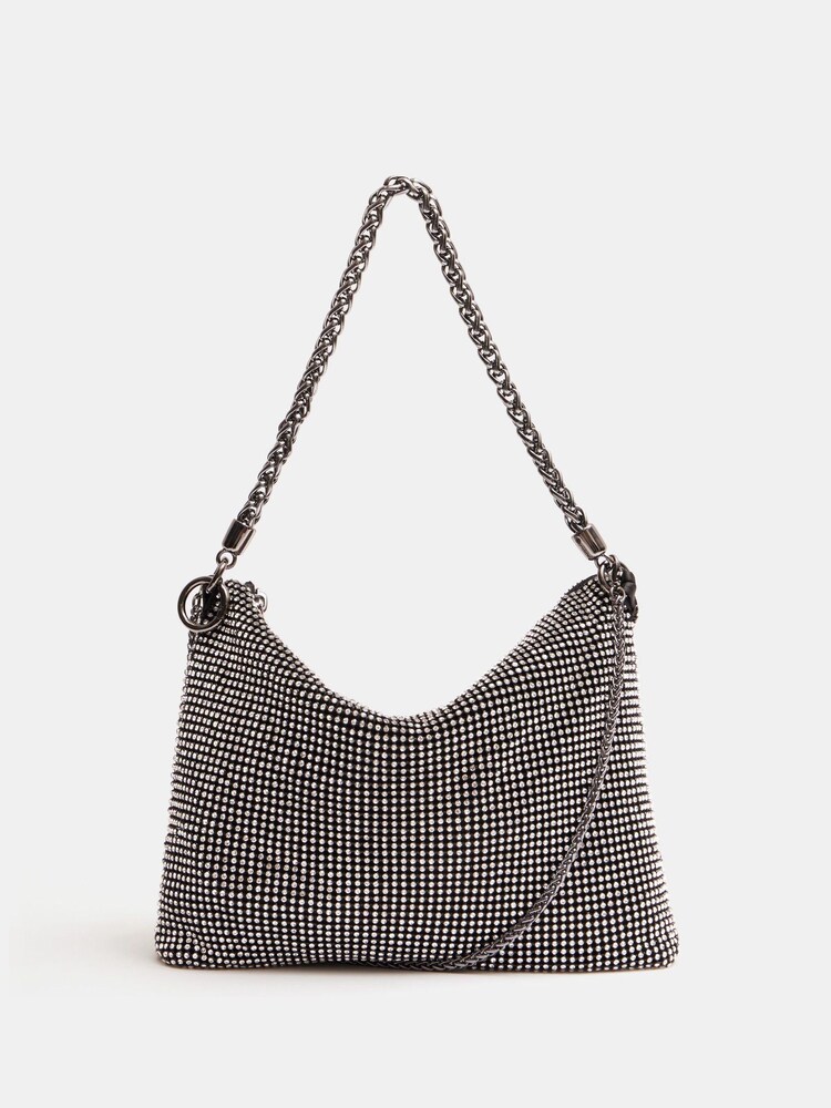 Buy Hush Black Alma Gem Mesh Bag from the Next UK online shop