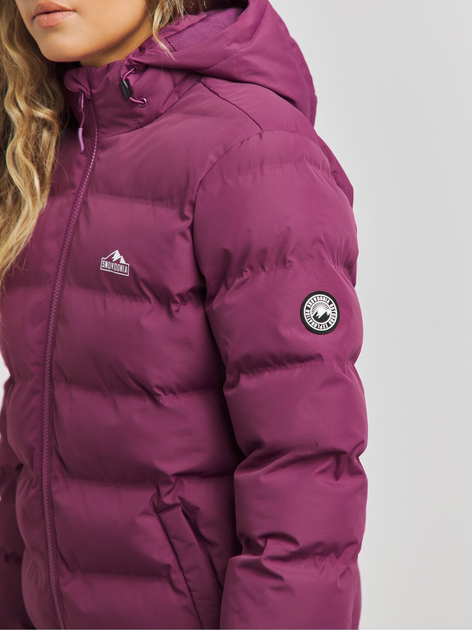 Buy Snowdonia Pink Showerproof Long Padded Jacket from the Next UK ...