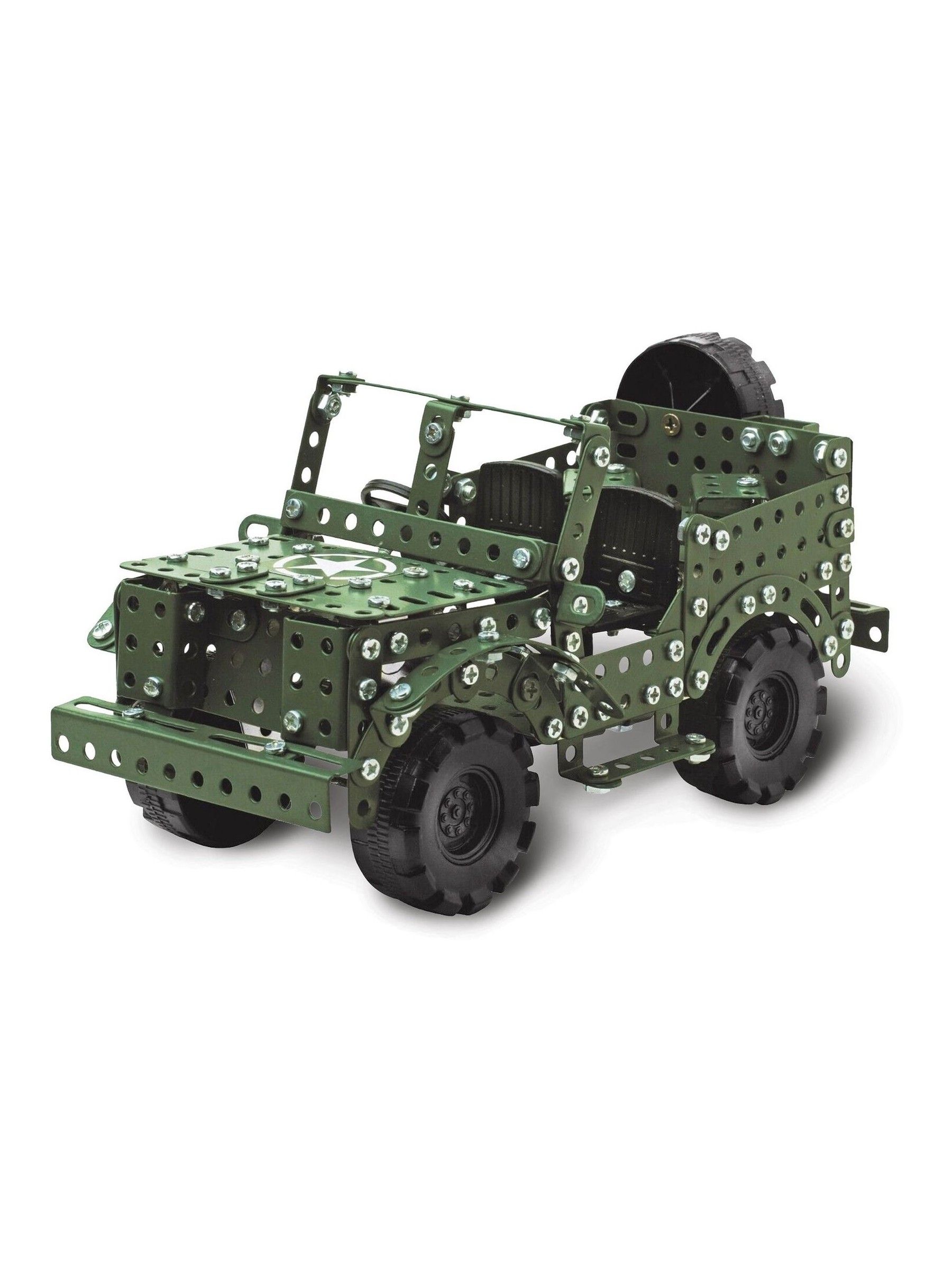 Buy Coach House Partners Army Jeep Metal Construction Set from the Next ...